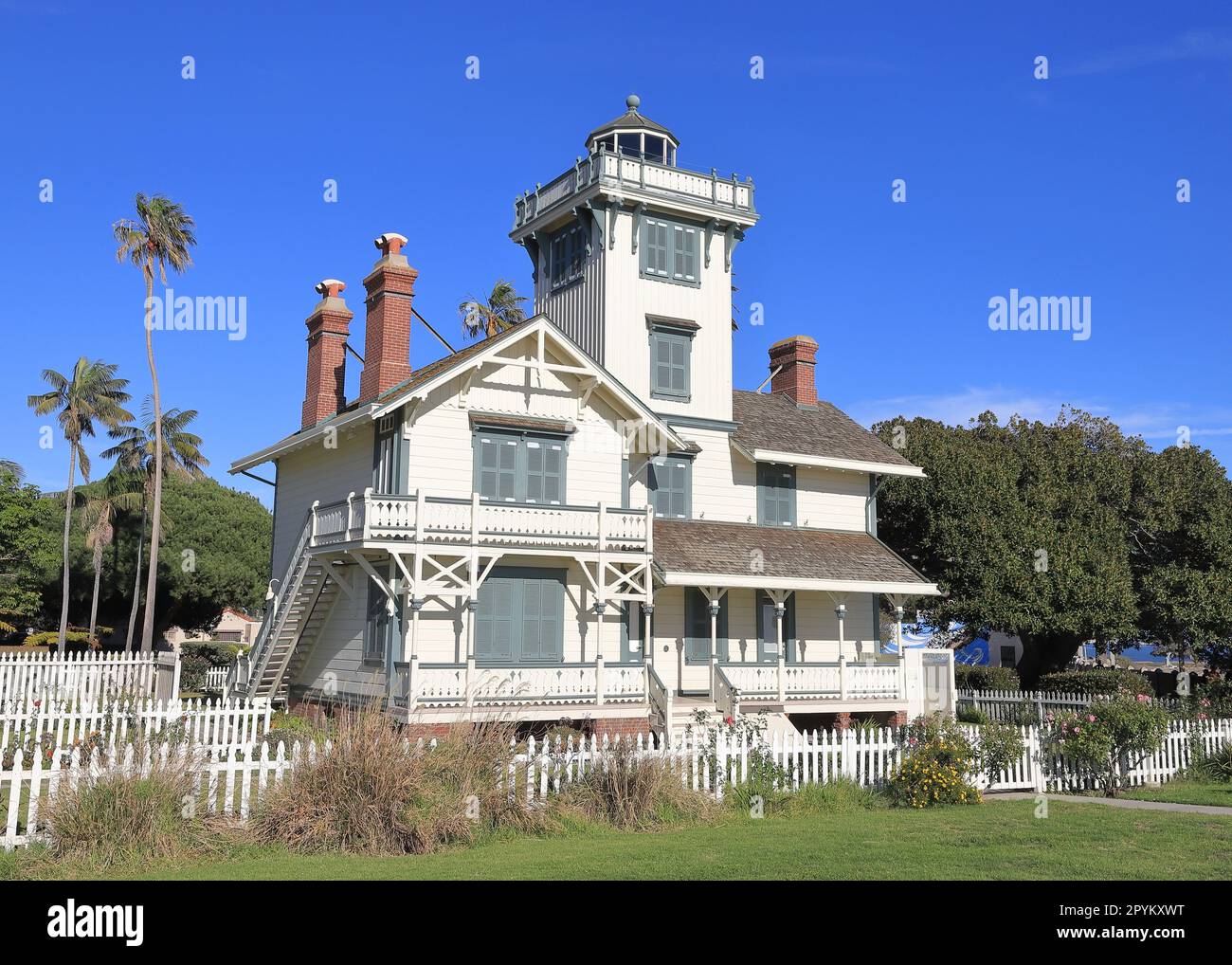 Point Fermin Lighthouse. Point Fermin Lighthouse in San Pedro, Los ...