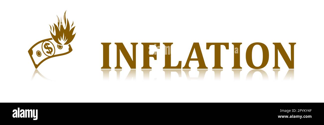 Illustration of an inflation concept Stock Photo - Alamy
