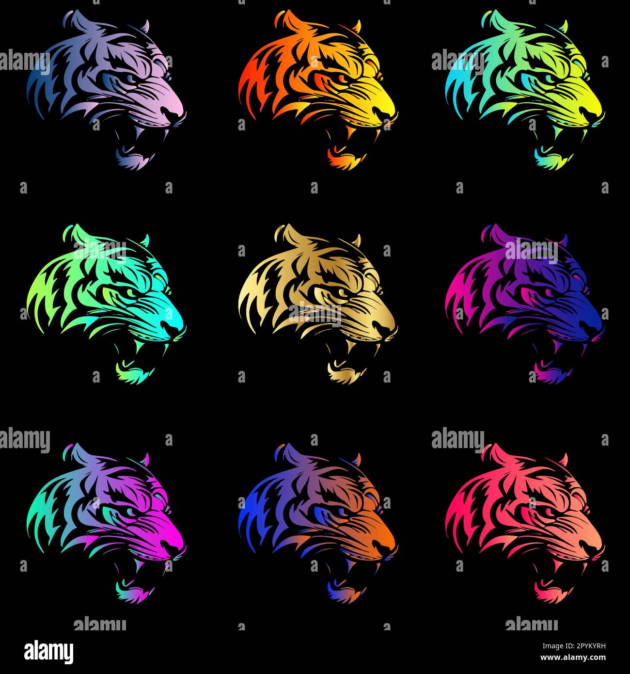 Roar with confidence and strength with our tiger logo. Symbolizing ...