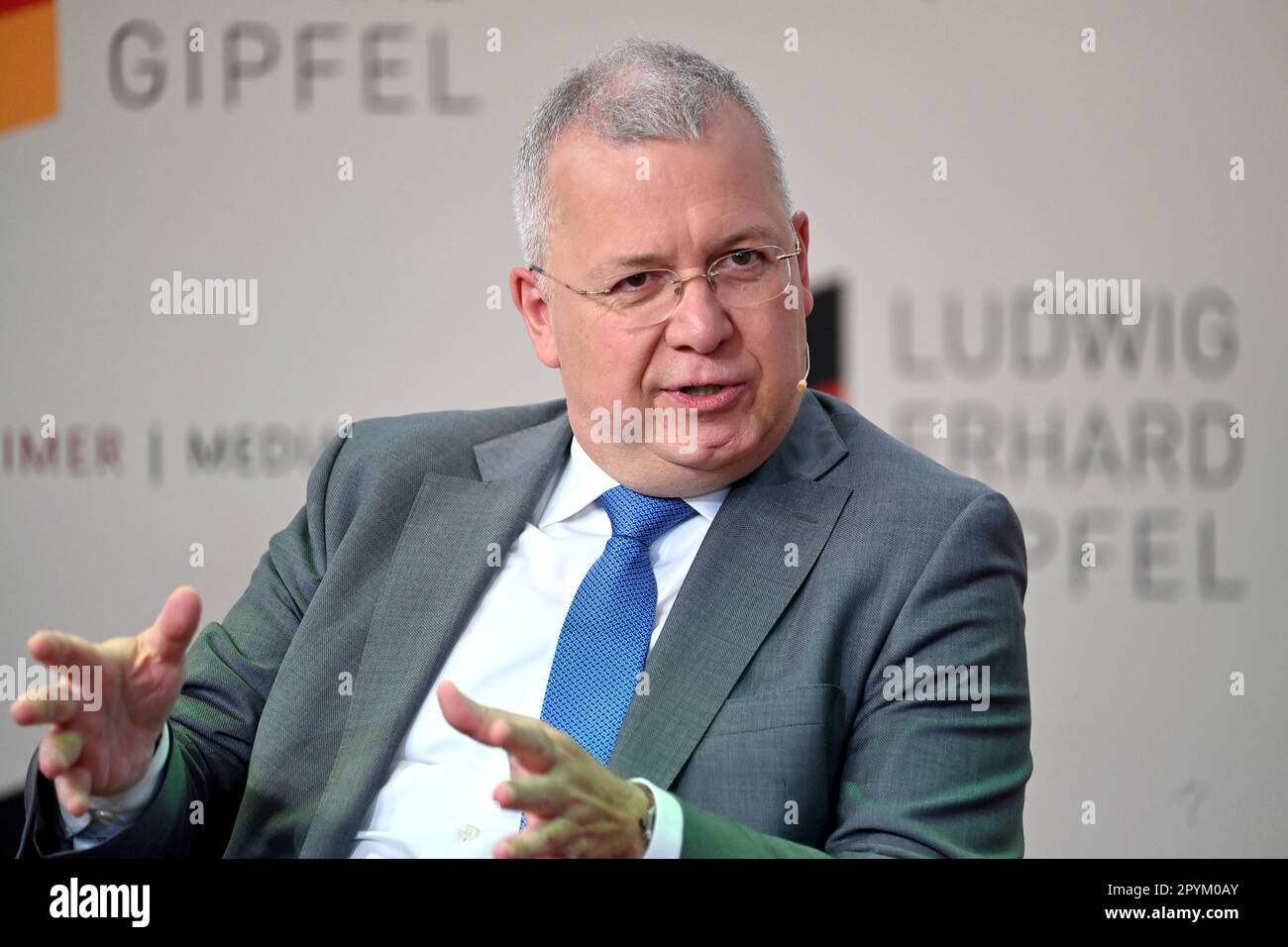 Markus Ferber, MEP, Chairman of the Hanns Seidel Foundation, gesture ...