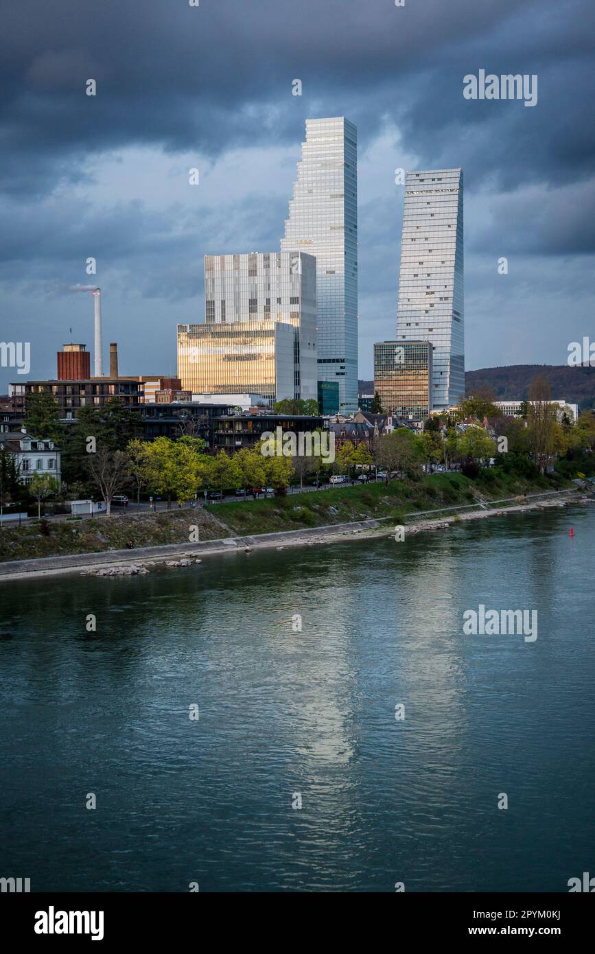 Roche Towers Building 1 and Building 2 skyscrapers designed by ...