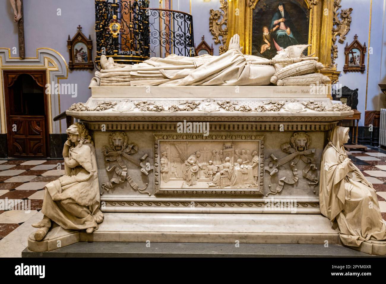 Sepulcro del cardenal siliceo hi-res stock photography and images - Alamy