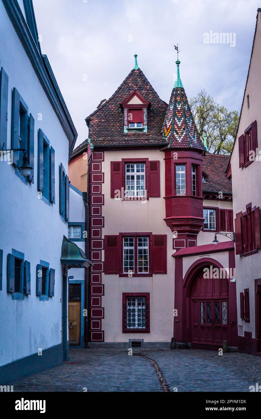 Pedestrianised zone of the Old Town with atmospheric streets and ...