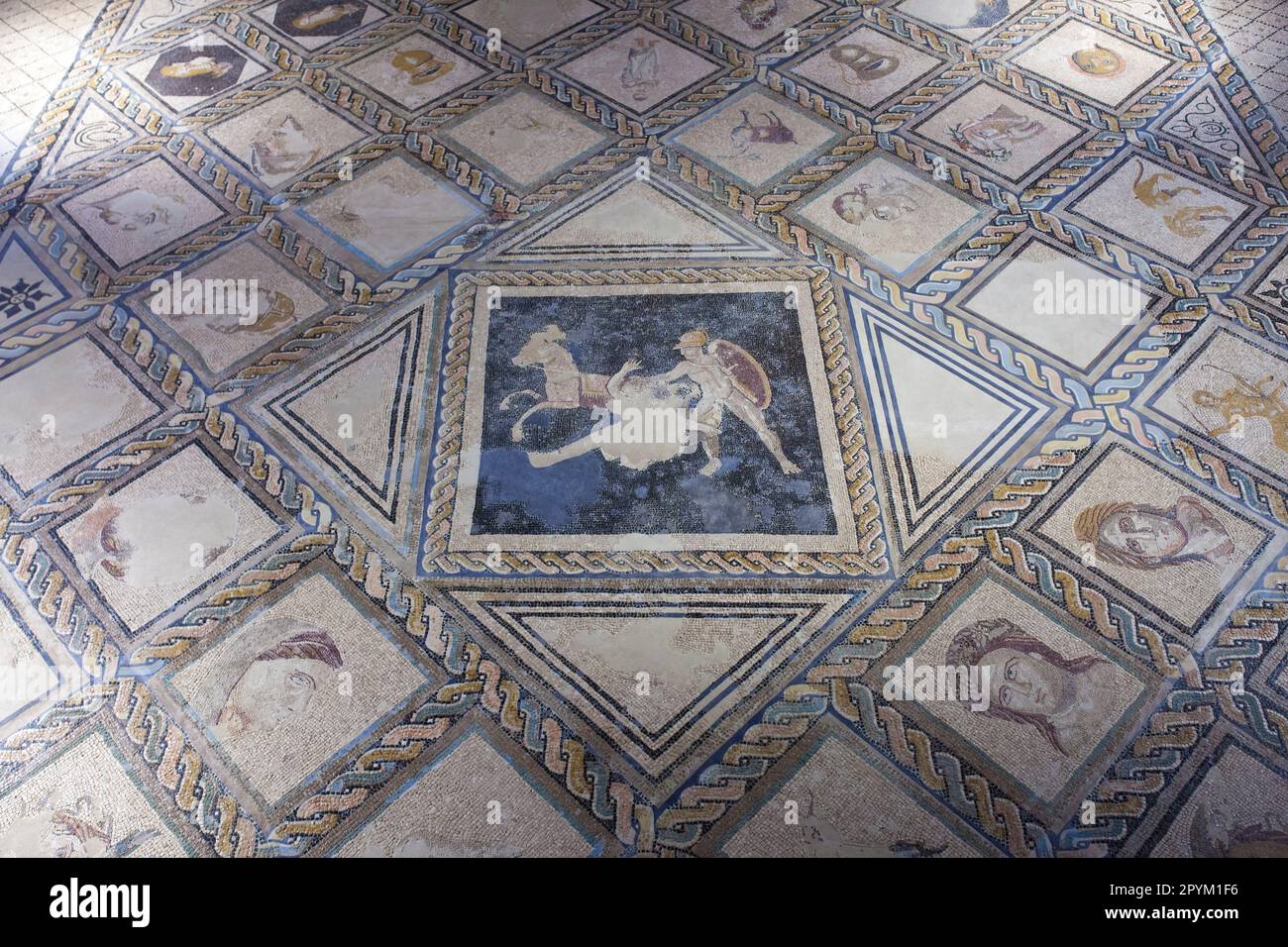 Alcala de Henares, Spain - Oct 10th, 2020: Achilles slaying Penthesilea ...