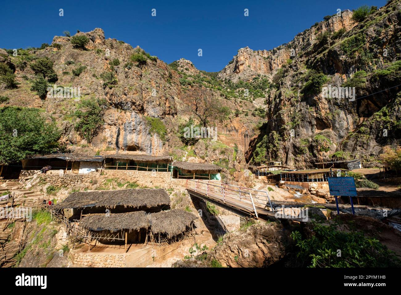 Sources of Oum Rabia, Zaouia de Ifrane, Middle Atlas,, Morocco, Africa ...