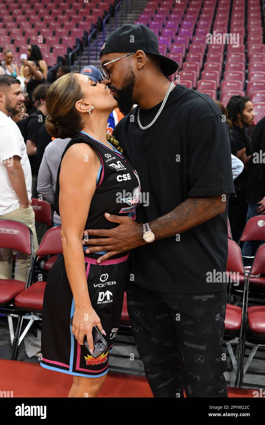 Sunrise FL, USA. 03rd May, 2023. Larsa Pippen and Marcus Jordan attend ...