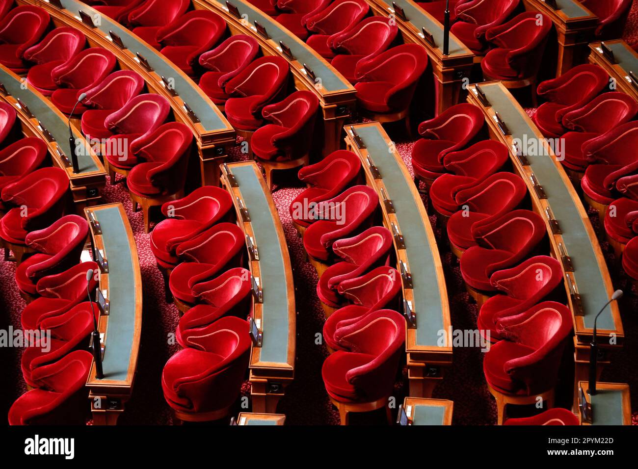 Paris, France. 03rd May, 2023. A view of the assembly room at the ...