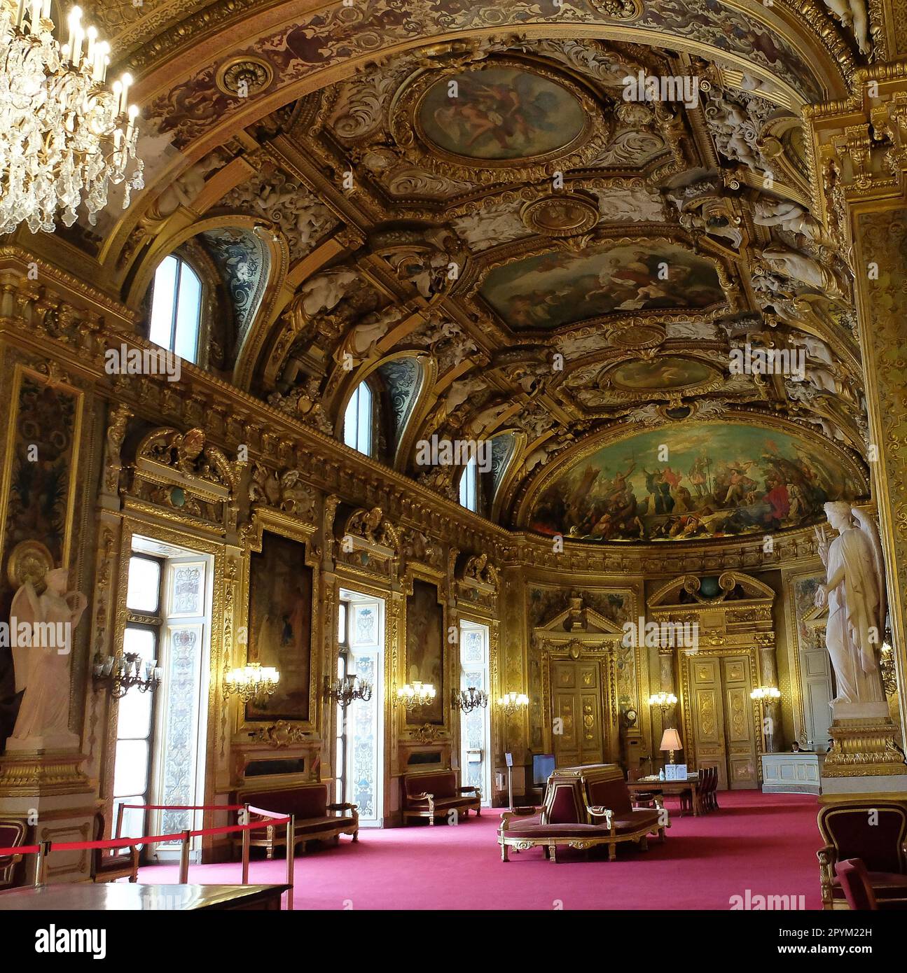Paris, France. 03rd May, 2023. An inside view of the Palais du ...