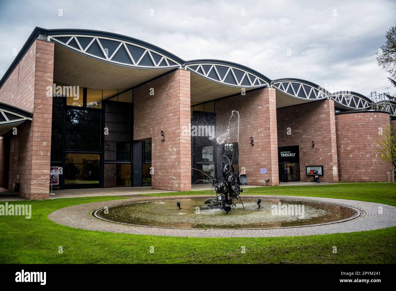 The Museum Tinguely, designed by the Ticinese architect Mario Botta, it ...