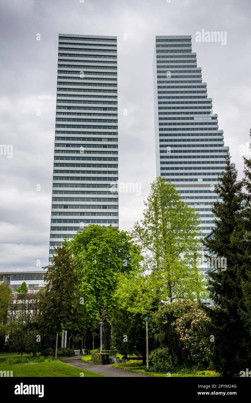 Roche Towers Building 1 and Building 2 skyscrapers designed by ...