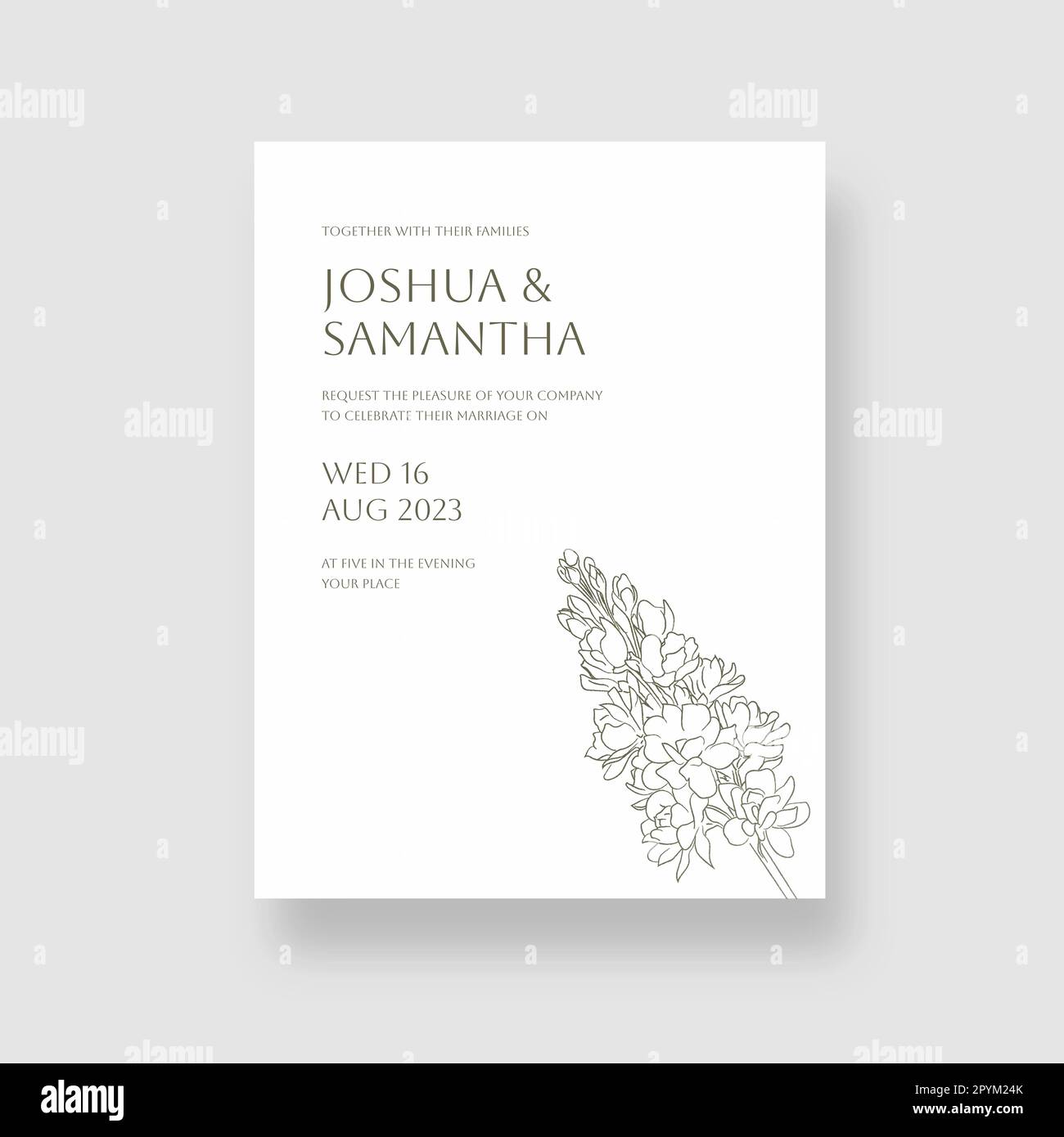 Vector invite for a private event Stock Vector Image & Art - Alamy