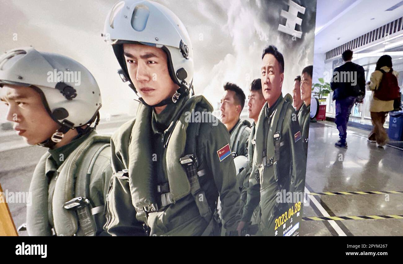 Chinese movie "Born to Fly" is now showing at a movie theater in ...