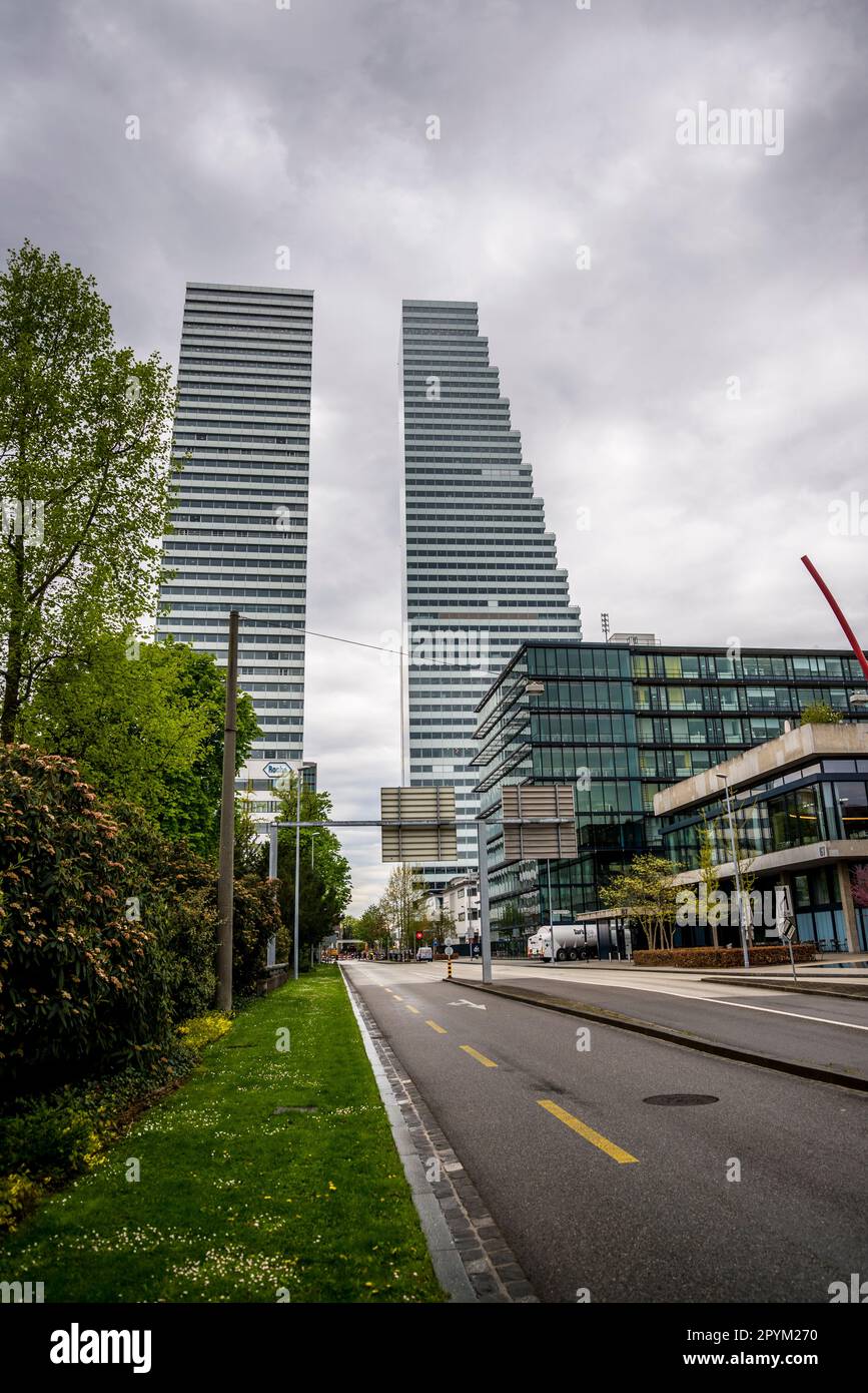 Roche Towers Building 1 and Building 2 skyscrapers designed by ...