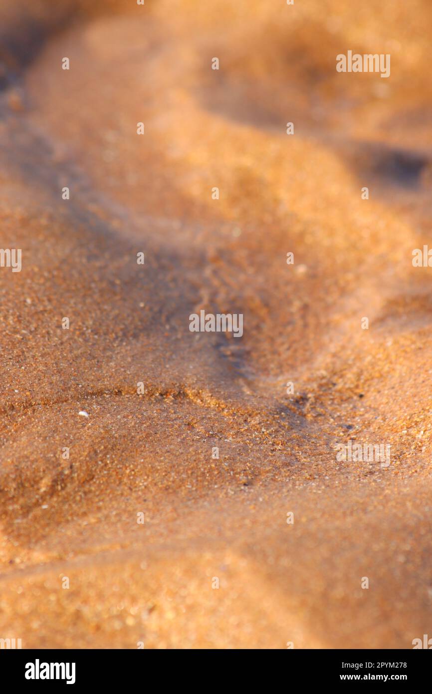 Texture and patterns in sand Stock Photo - Alamy