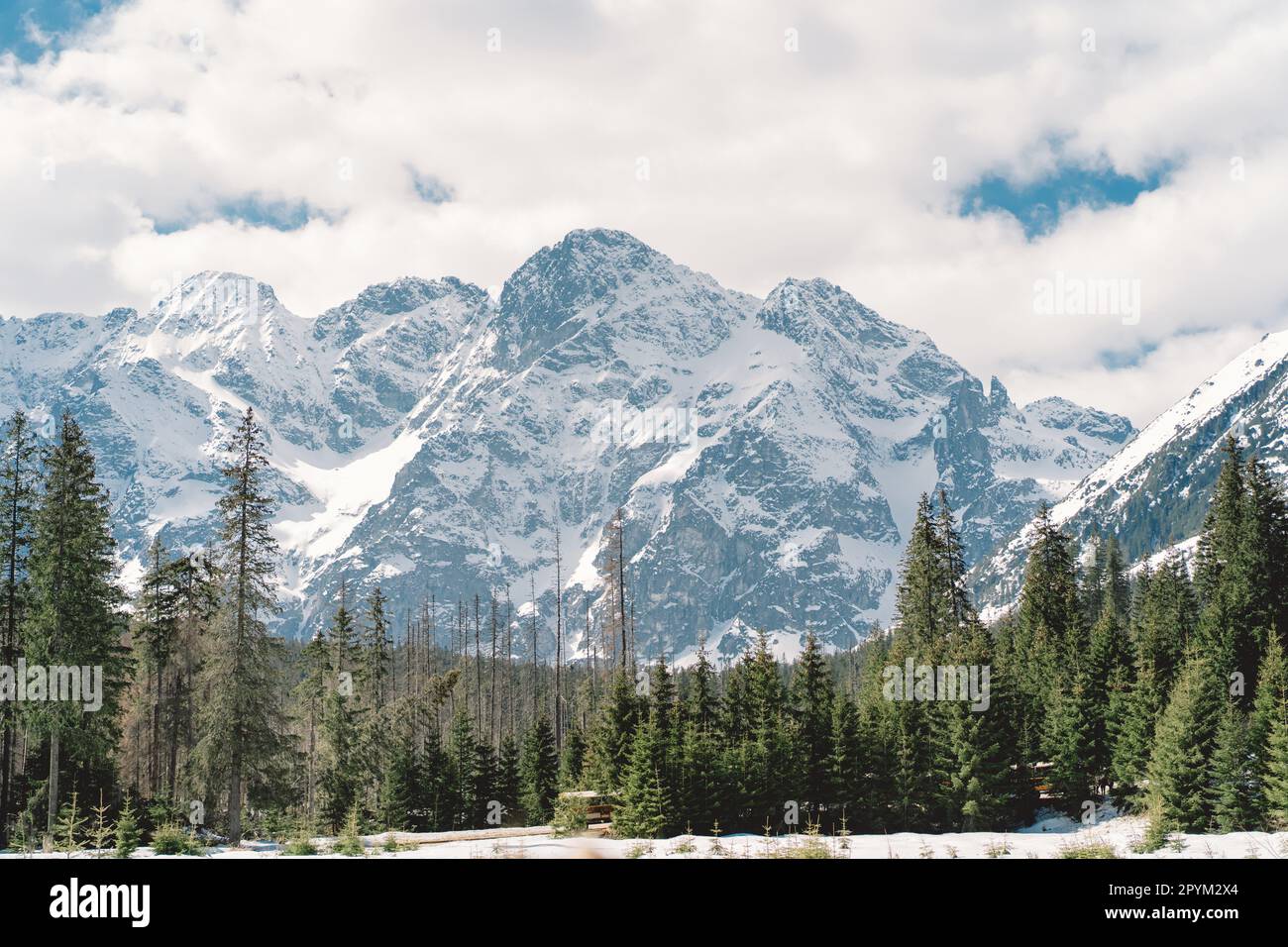 Tatra Mountains. Winter view of High Tatra Mountains Stock Photo - Alamy