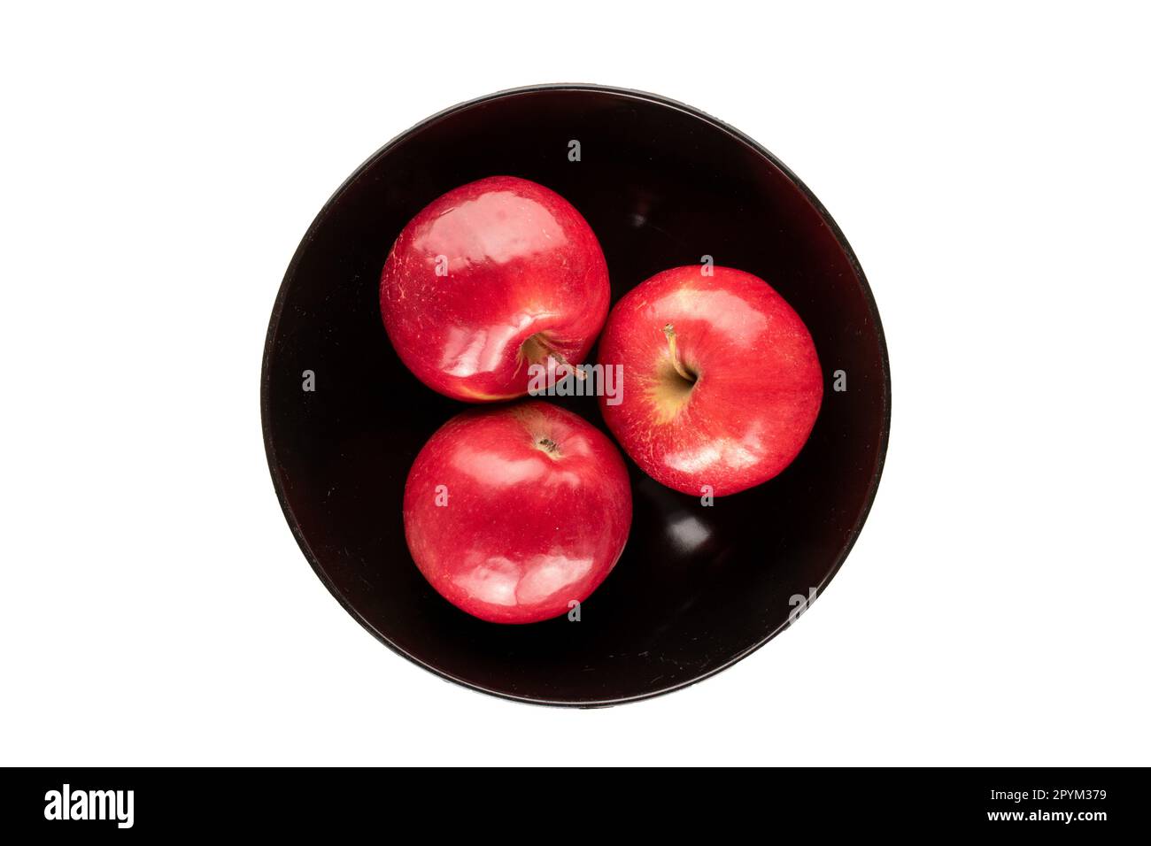 Top view apple in Cut Out Stock Images & Pictures - Alamy