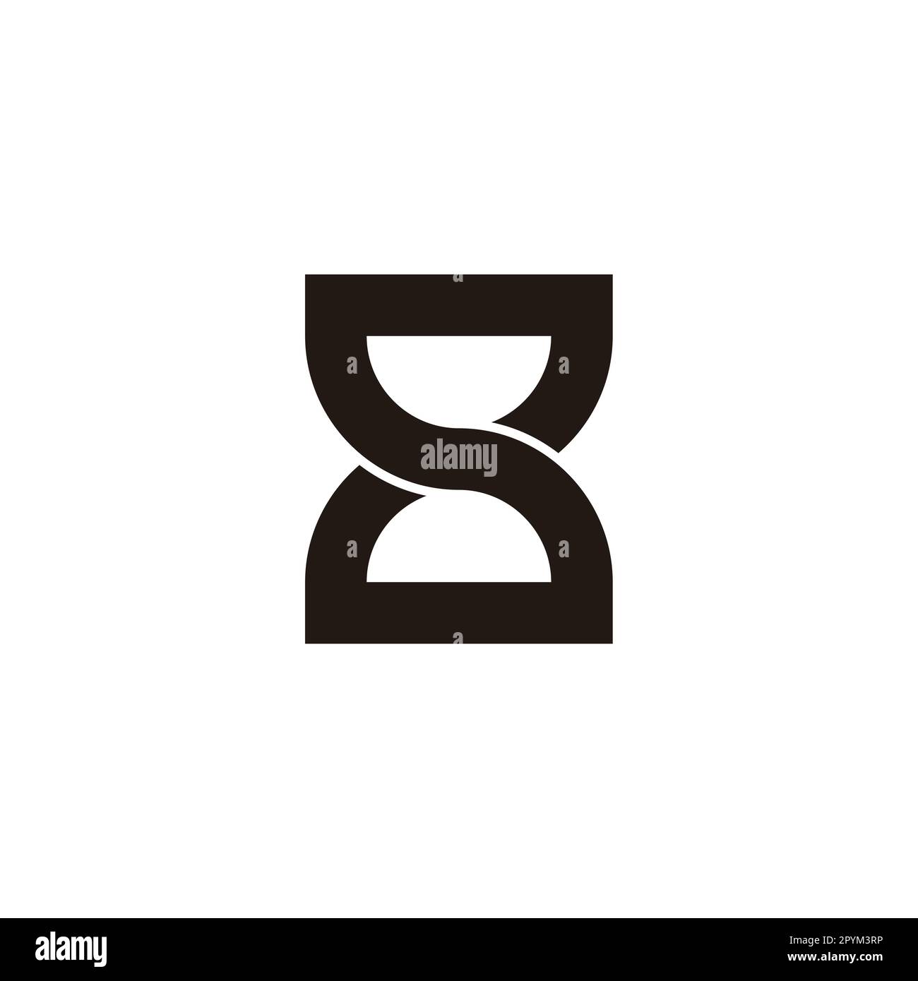 Letter S Hourglass Geometric Symbol Simple Logo Vector Stock Vector Image And Art Alamy
