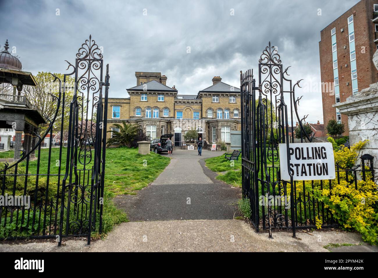 Hove, May 4th 2023: Hove Museum of Creativity functioning as a Polling ...