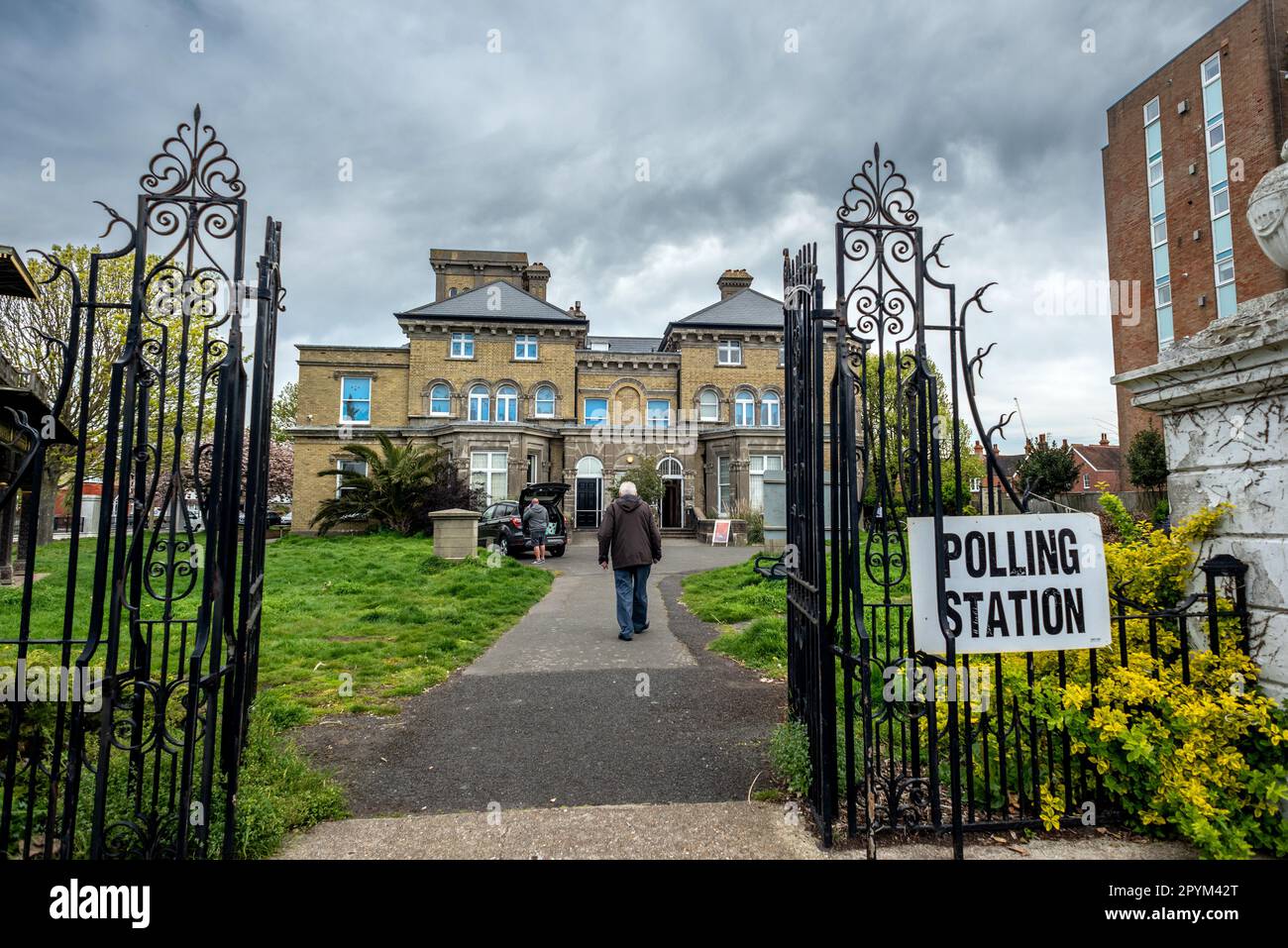 Hove, May 4th 2023: Hove Museum of Creativity functioning as a Polling ...