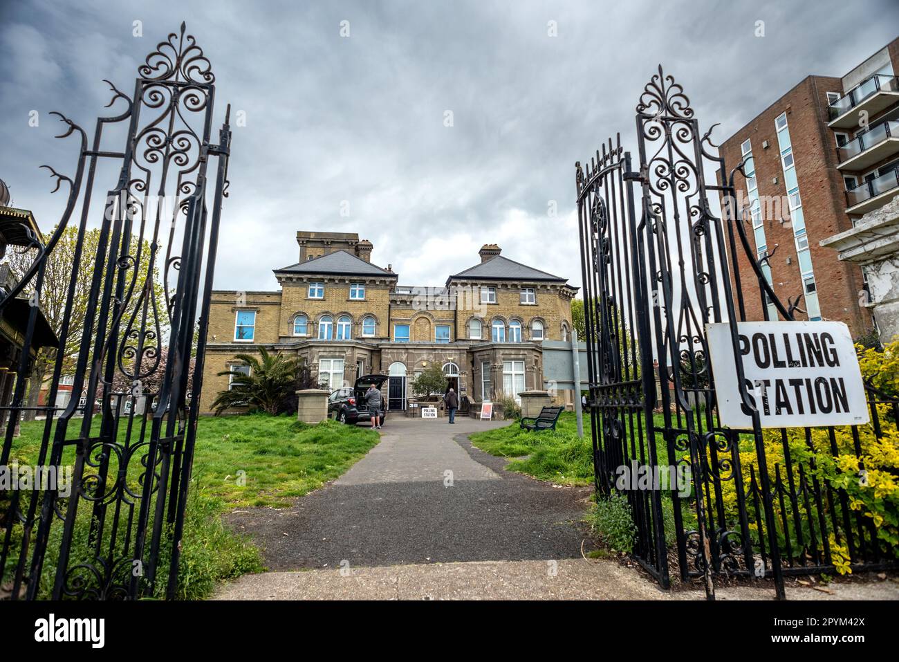 Hove, May 4th 2023: Hove Museum of Creativity functioning as a Polling ...