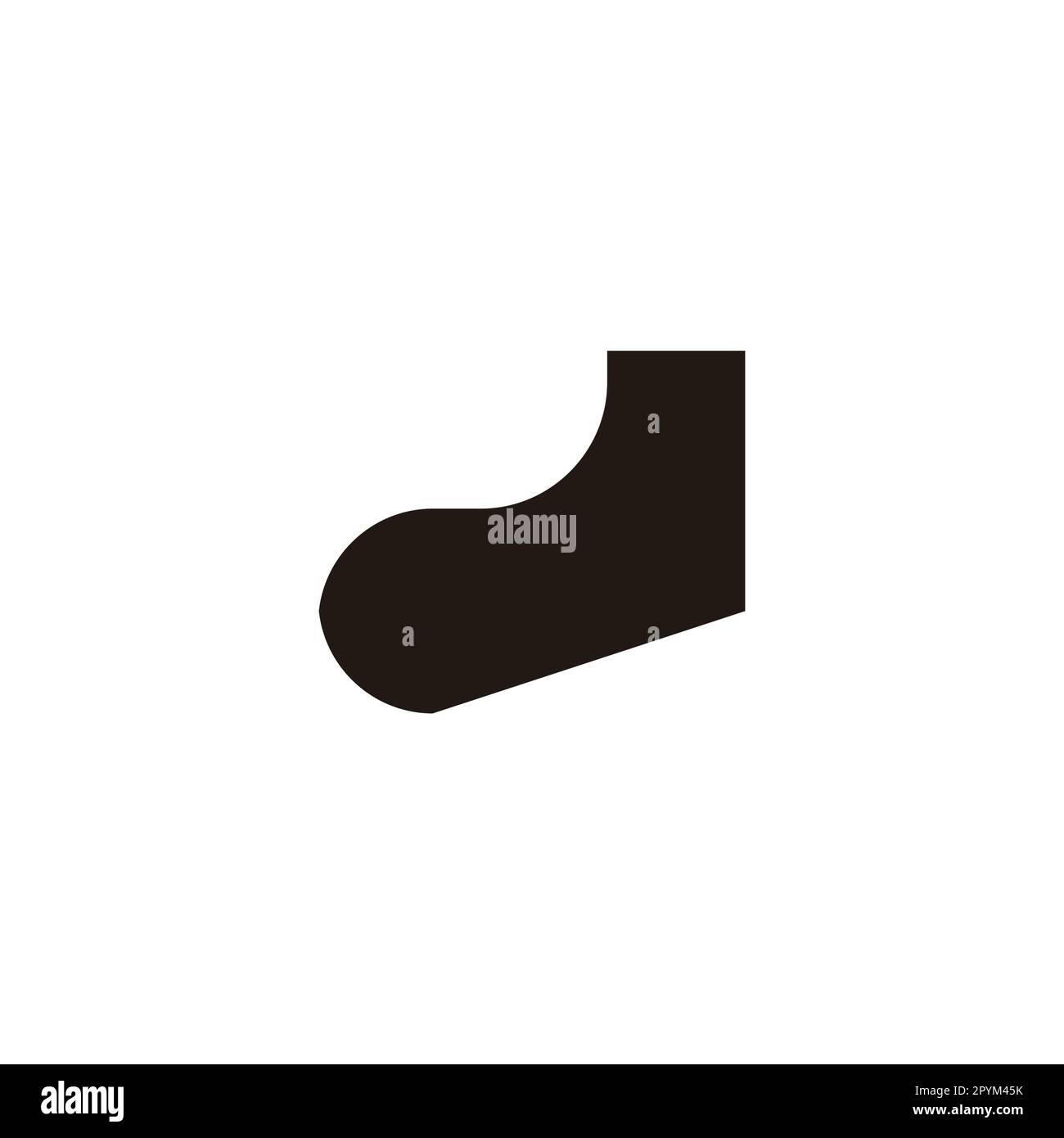Sock geometric symbol simple logo vector Stock Vector Image & Art - Alamy