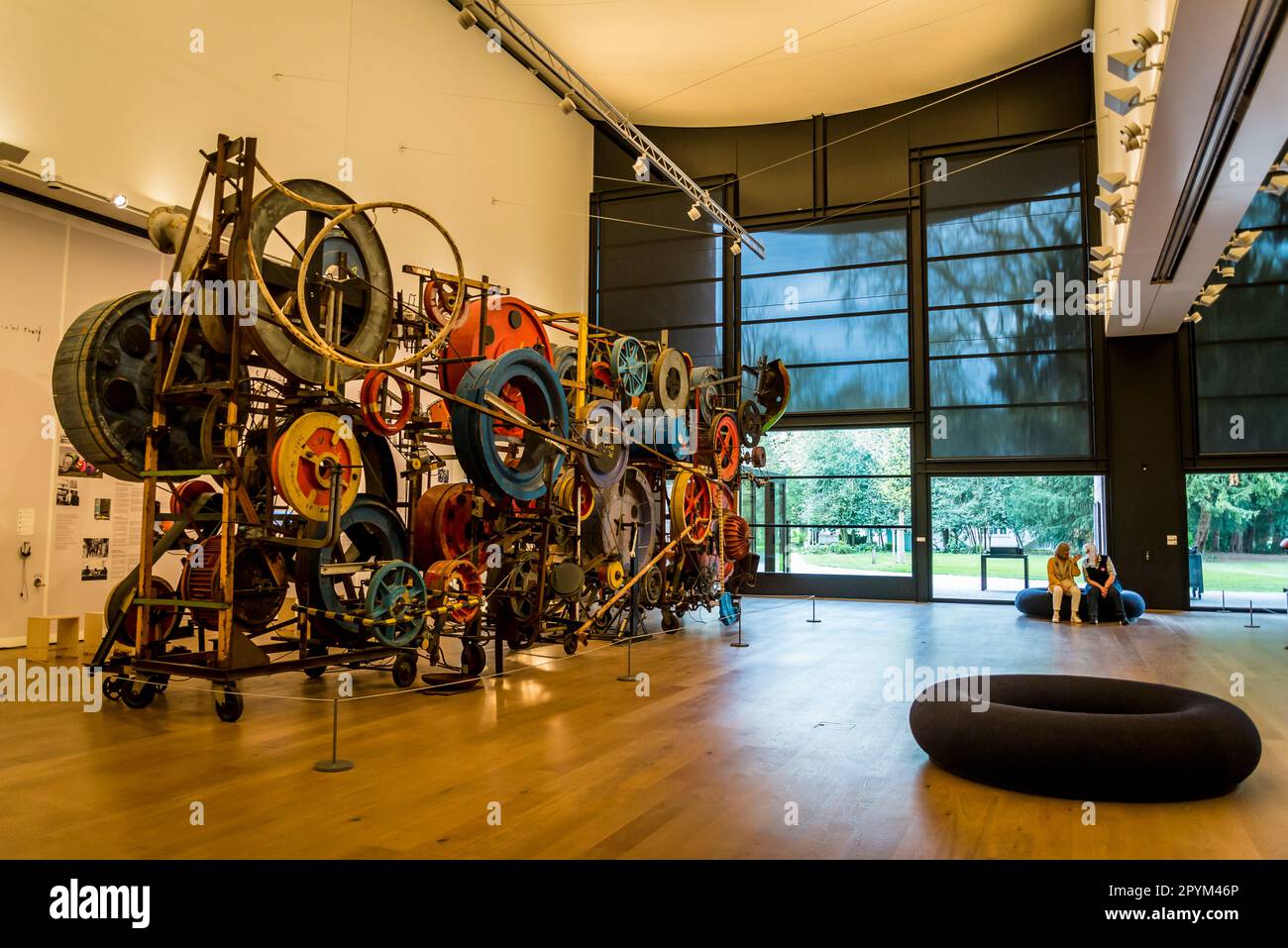 Swiss painter and sculptor Jean Tinguely's artwork in the Museum ...