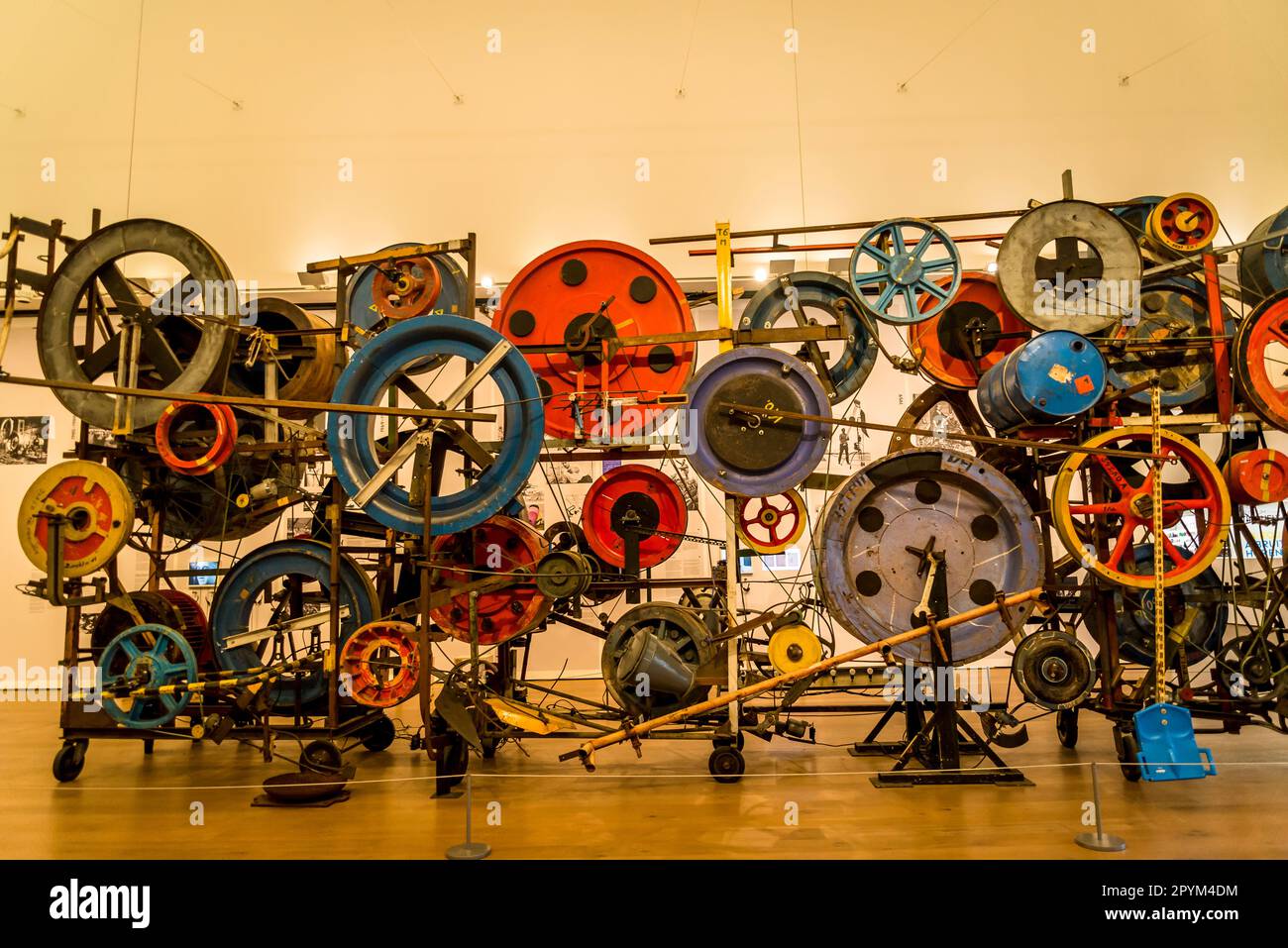 Swiss painter and sculptor Jean Tinguely's artwork in the Museum ...