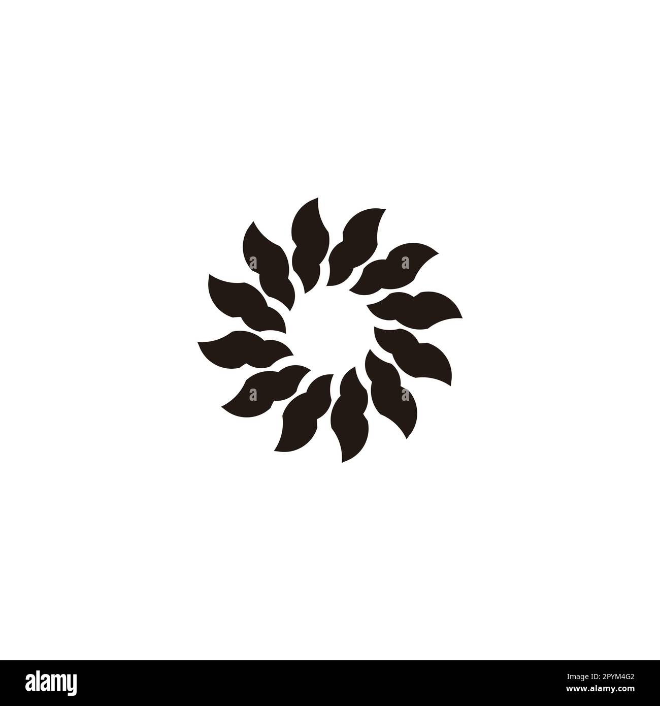 Root, letter o geometric symbol simple logo vector Stock Vector Image ...