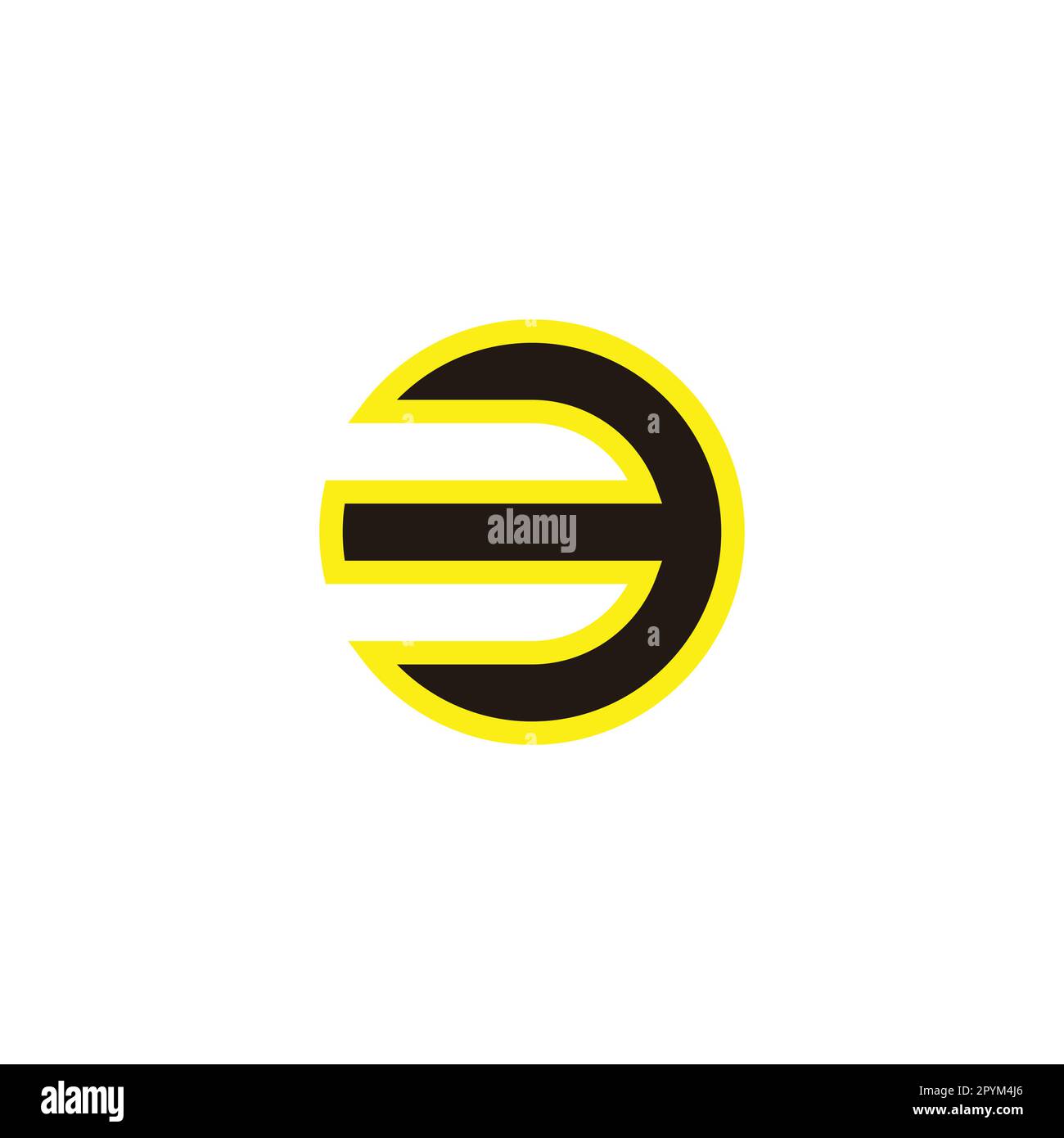 Number 3 circle, neon geometric symbol simple logo vector Stock Vector ...