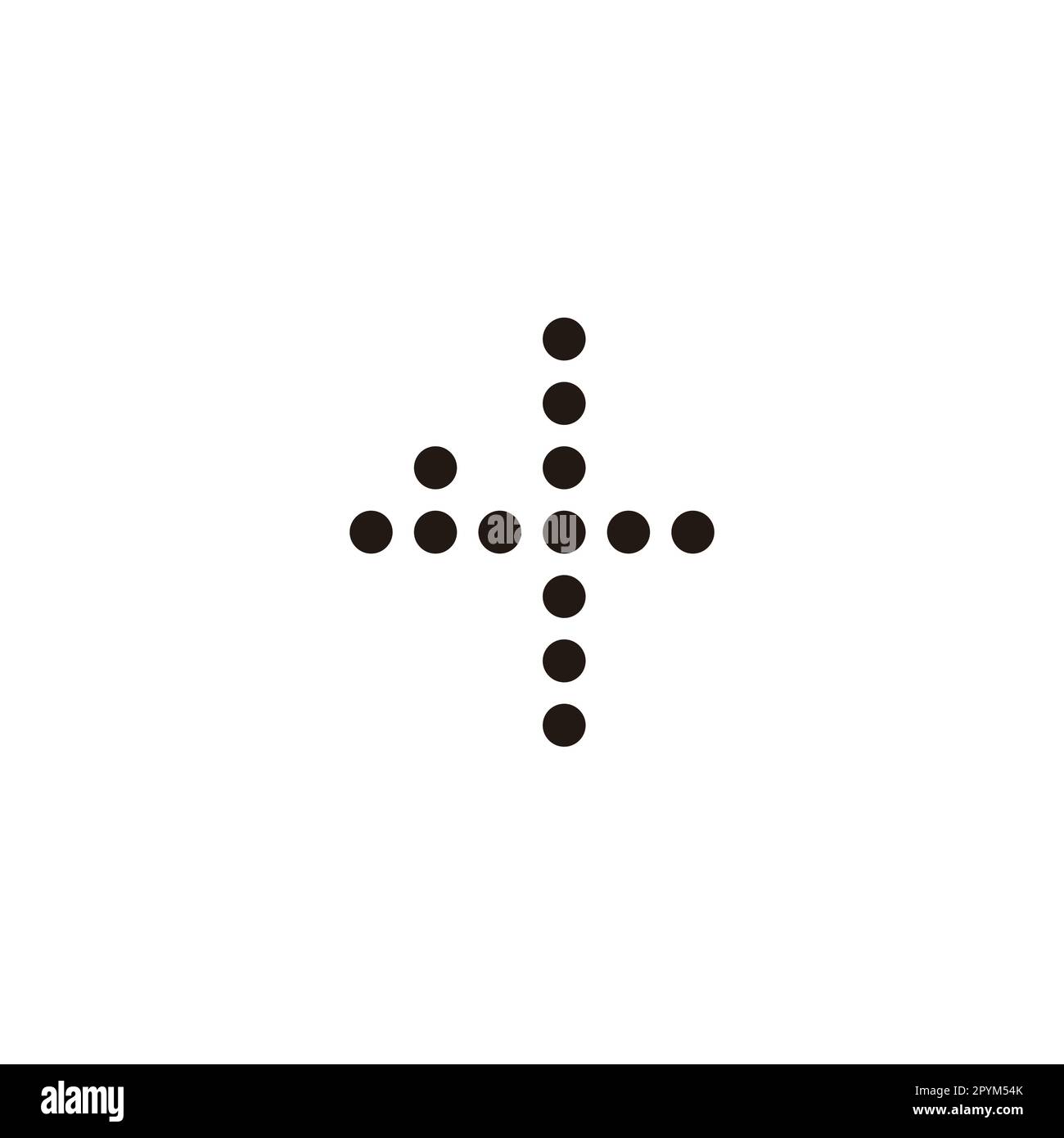 NUmber 4 dots geometric symbol simple logo vector Stock Vector Image ...