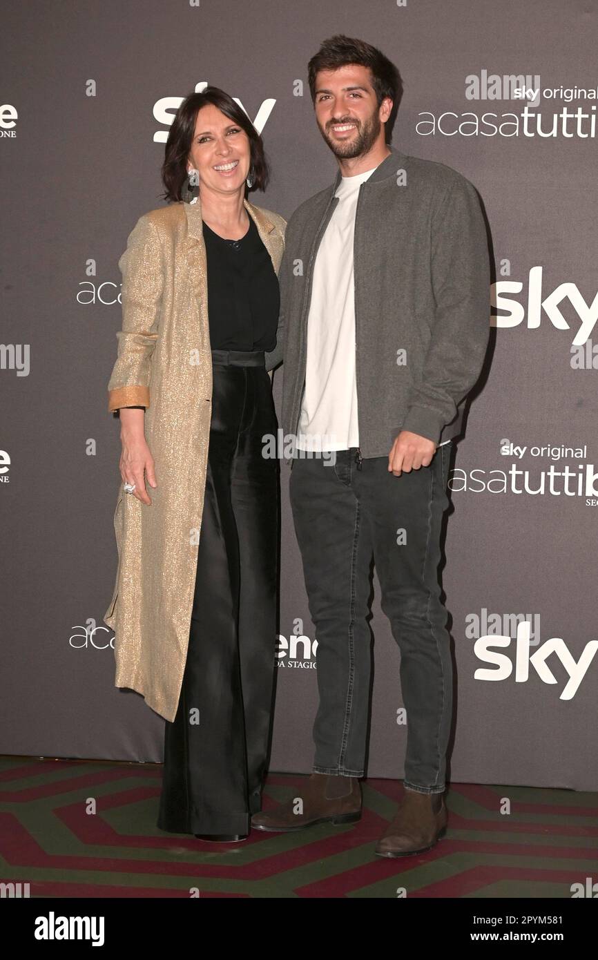 Rom, Italien. 03rd May, 2023. Raffaella Leone und Federico Polimanti beim Photocall zur 2 ...