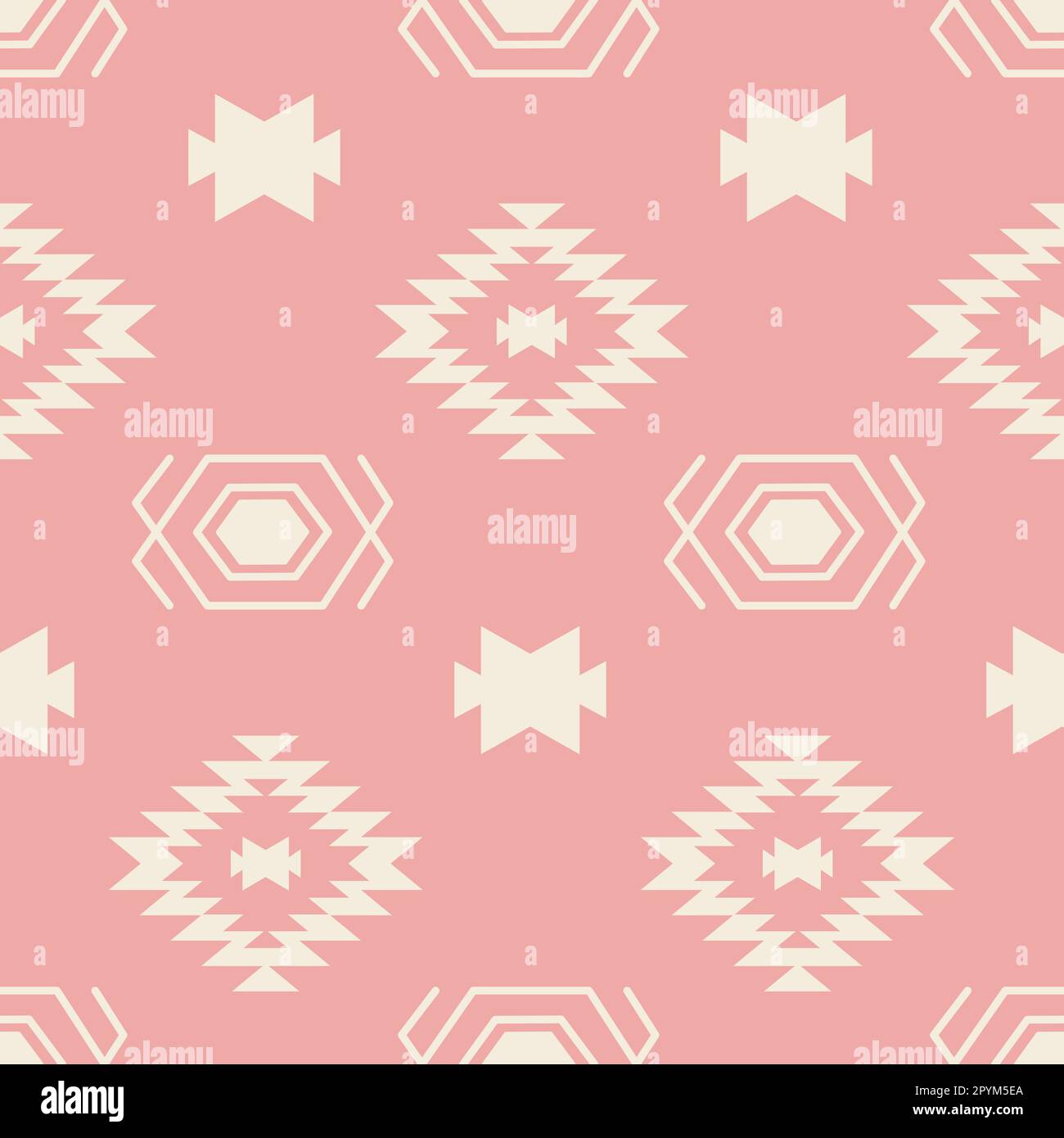 Southwestern Aztec Seamless Pattern. Navajo Print Stock Vector Image ...