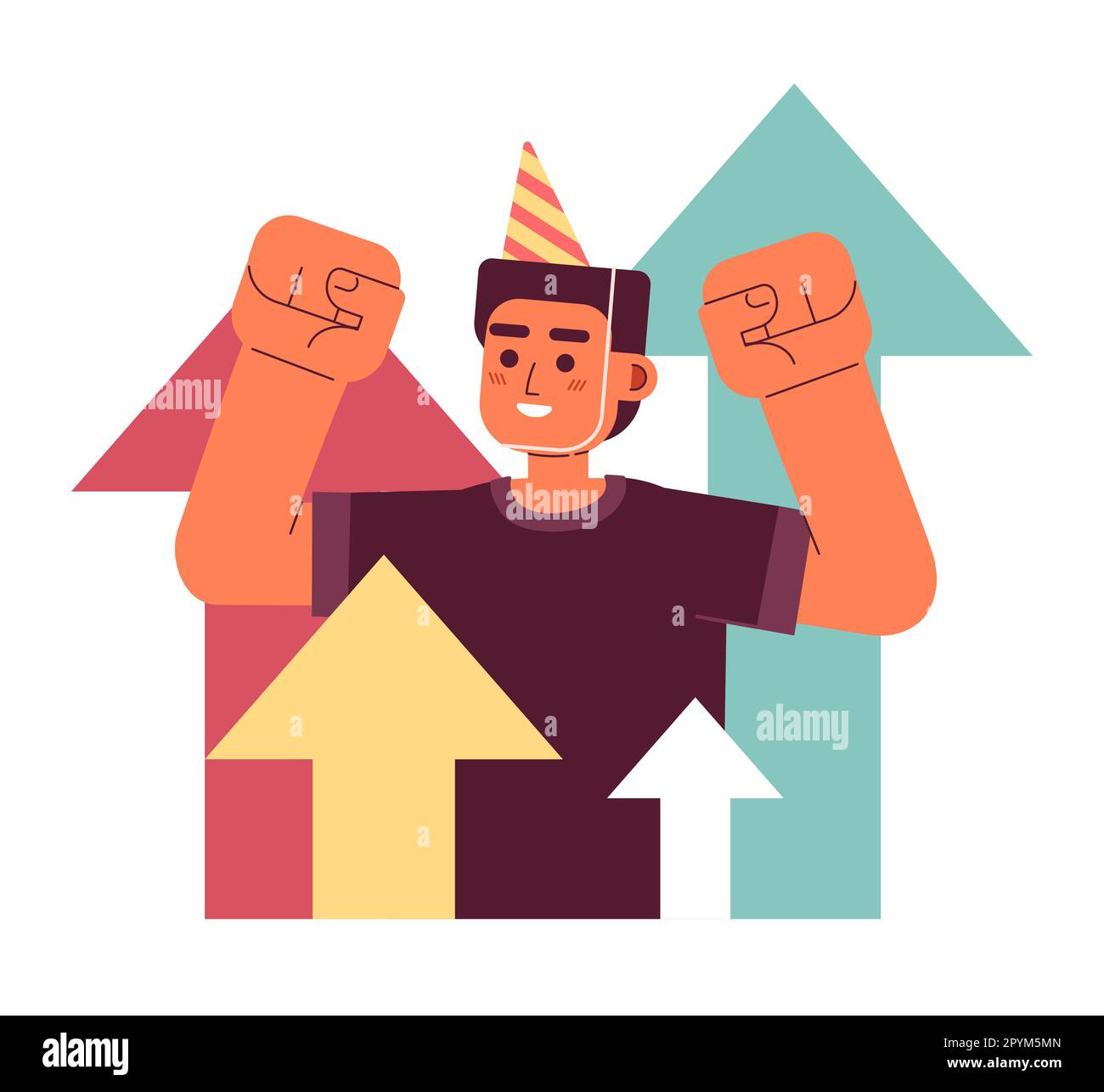 Celebrating recognition Stock Vector Images - Alamy