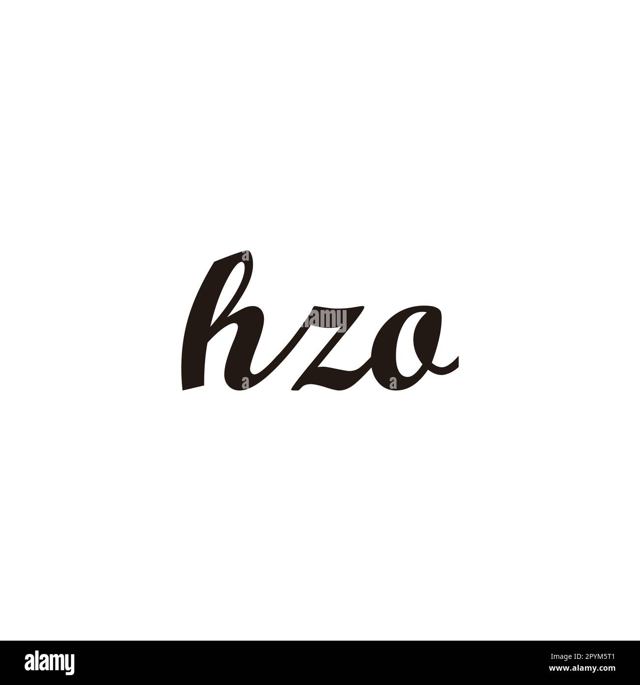 Letter hzo connect geometric symbol simple logo vector Stock Vector ...