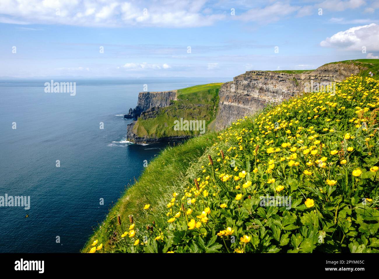 Ireland Cliffs of Moher landscape Stock Photo - Alamy