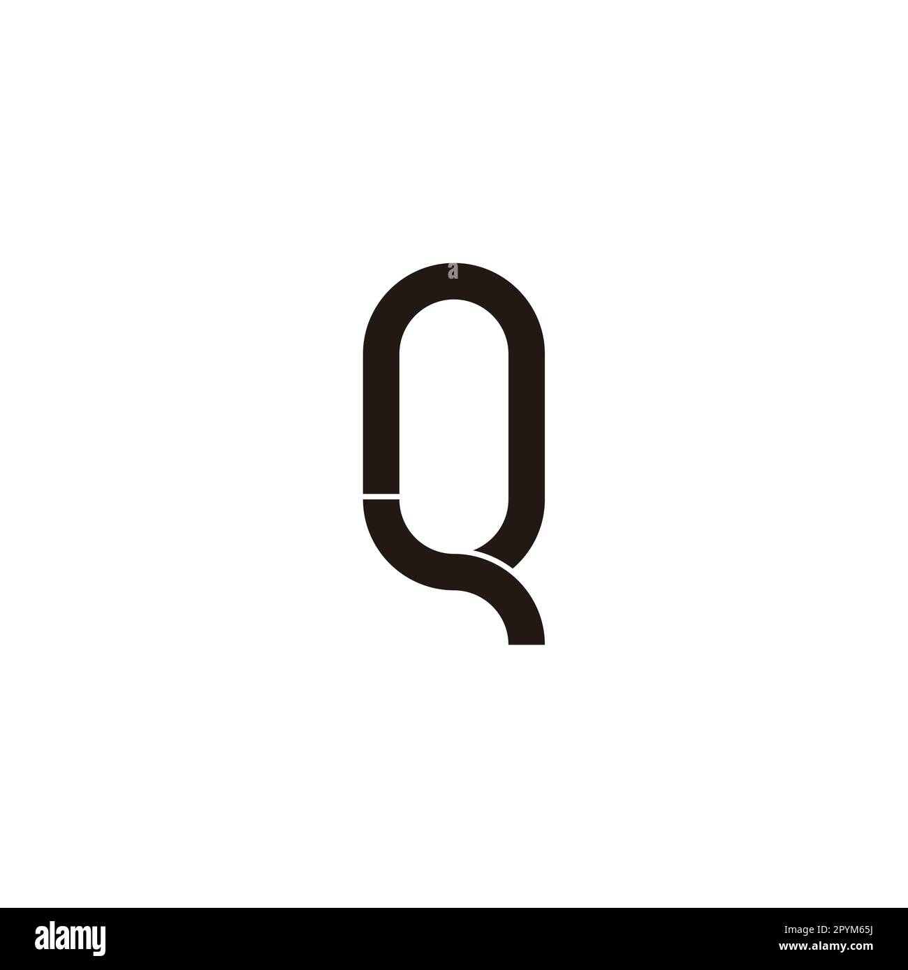 E and q initials Stock Vector Images - Alamy