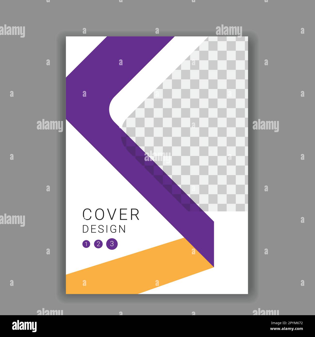 Book Cover Design Template, A4 size Stock Vector Image & Art - Alamy