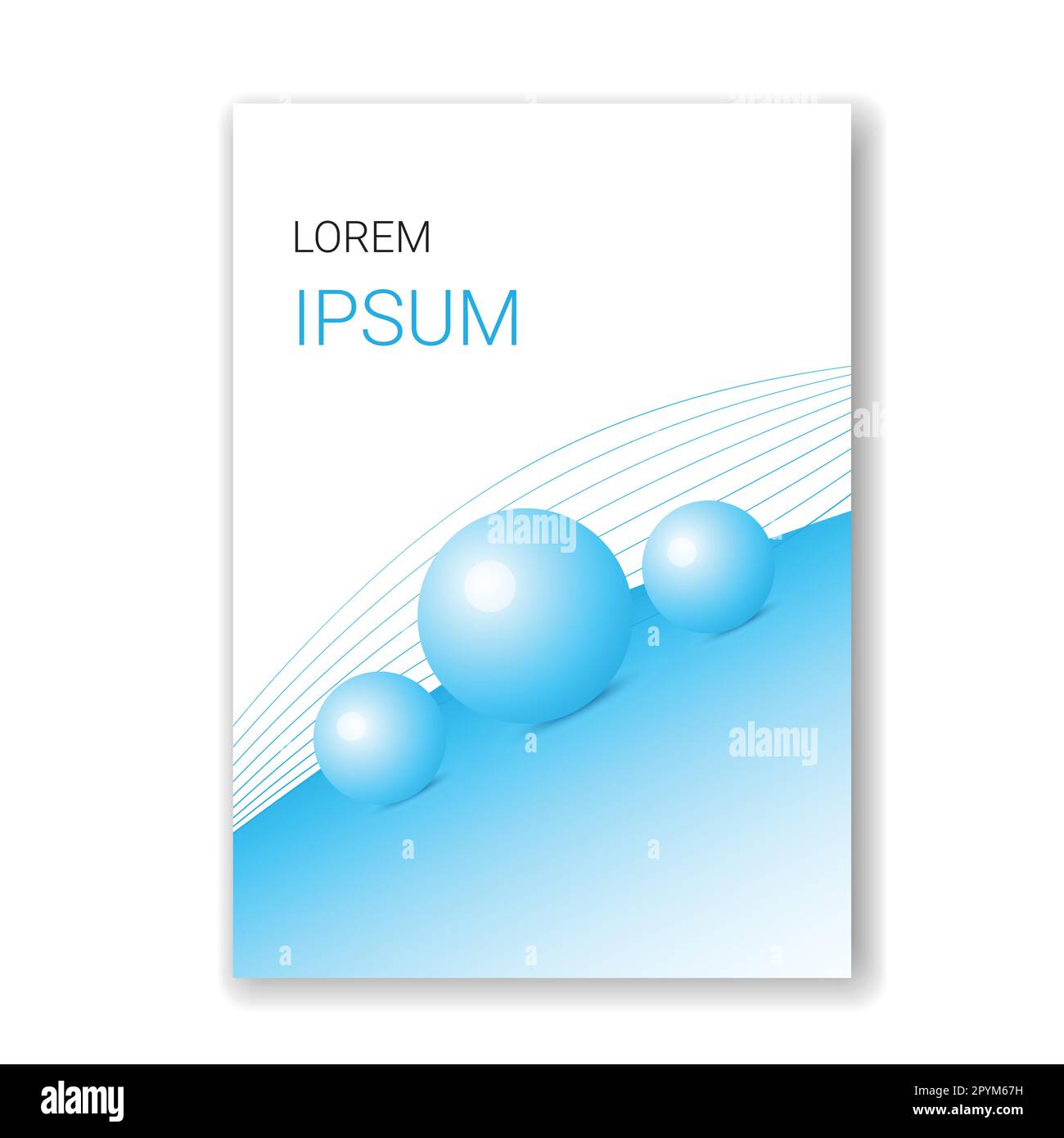 Book Cover Design Template, A4 size Stock Vector Image & Art - Alamy