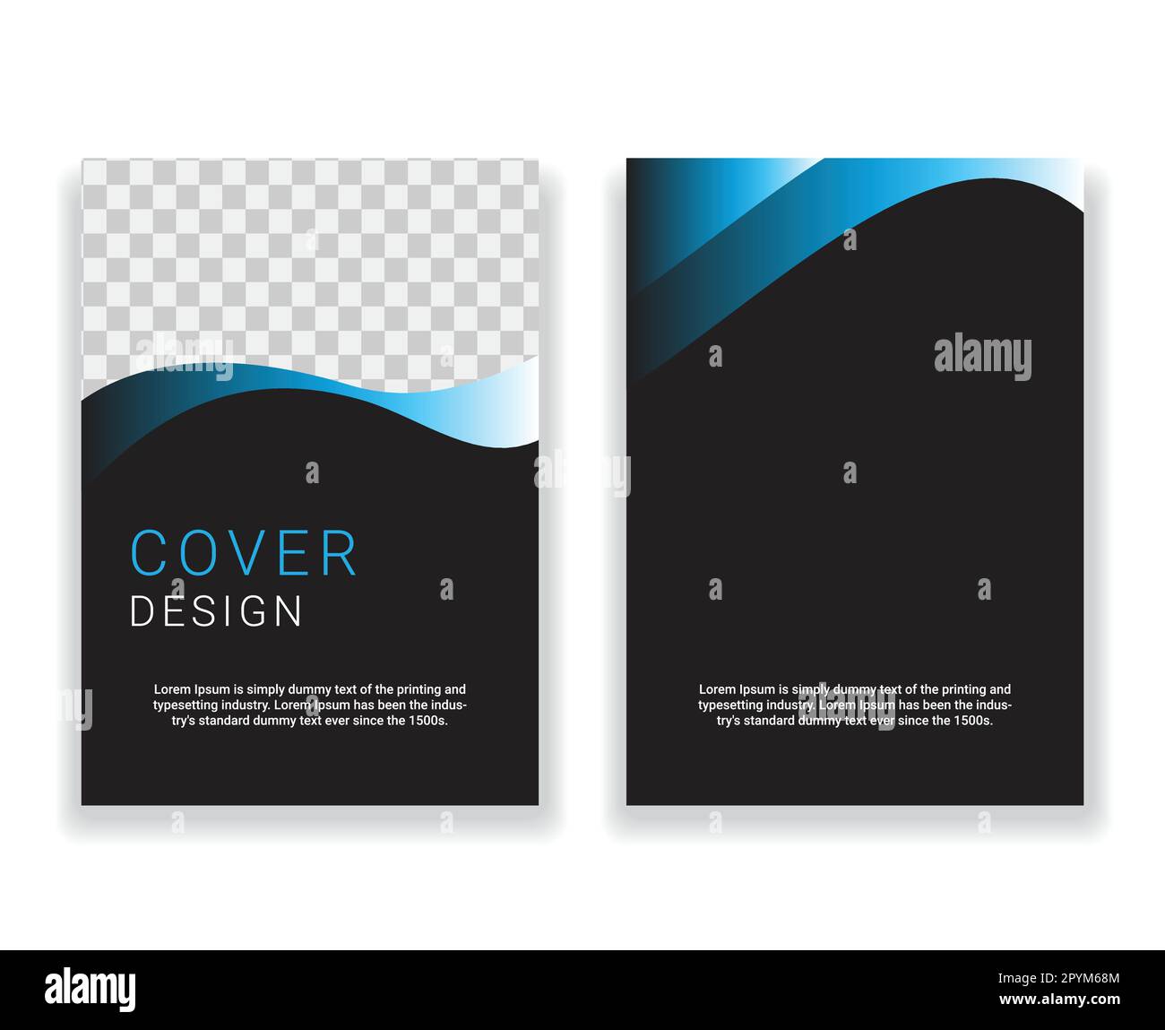 Book Cover Design Template, A4 size Stock Vector Image & Art - Alamy