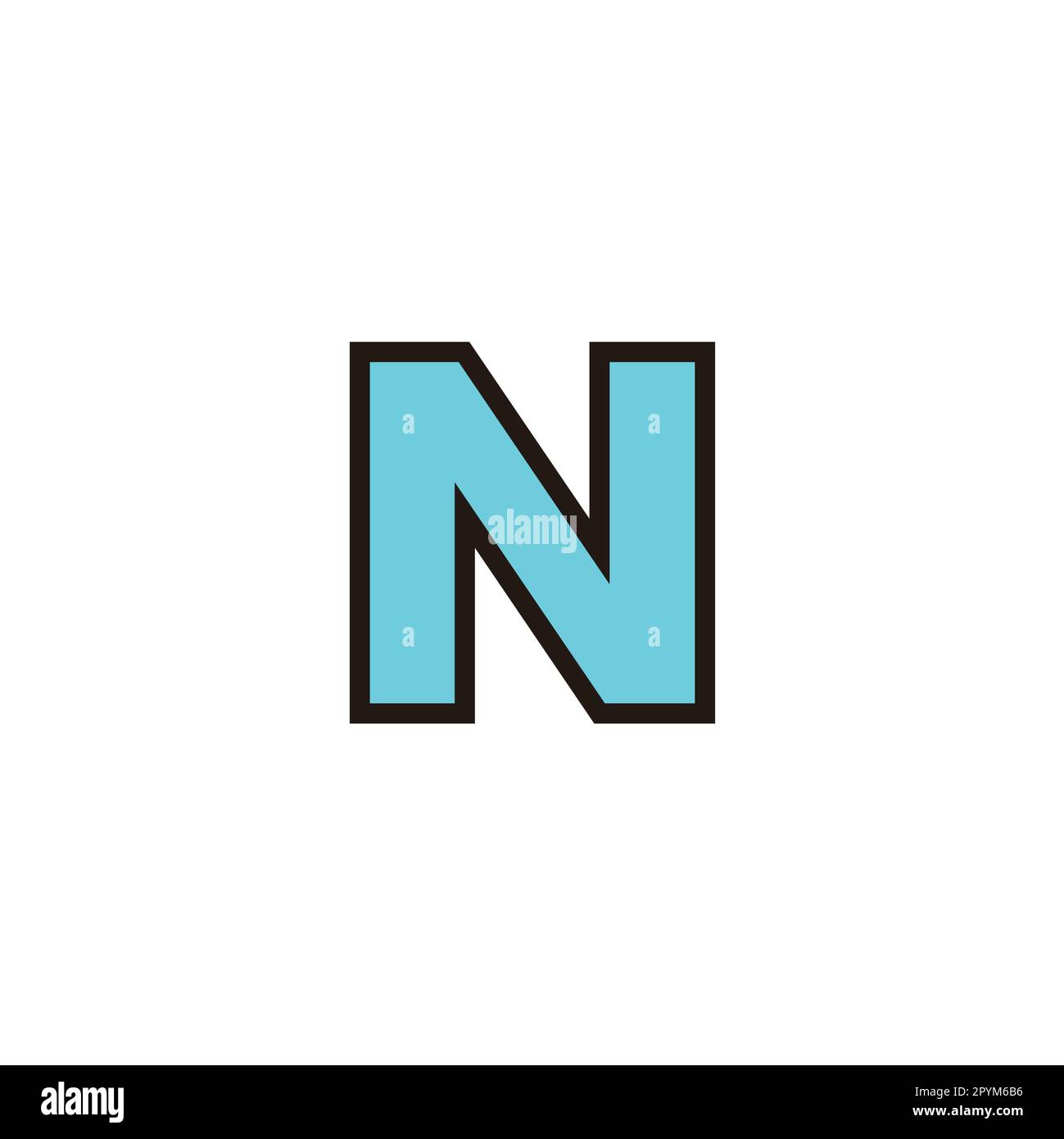 N blue Stock Vector Images - Alamy