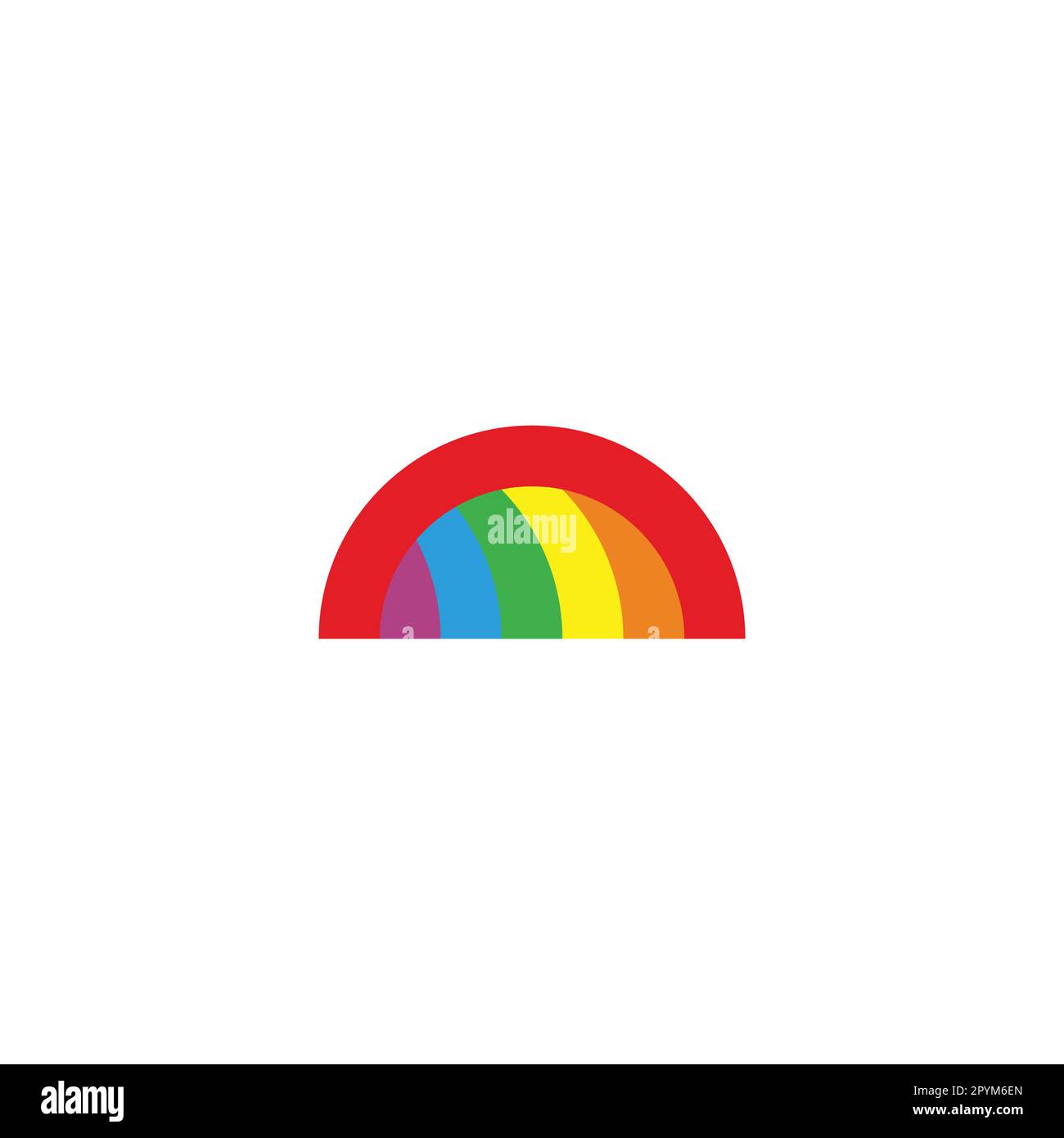 Letter n rainbow geometric symbol simple logo vector Stock Vector Image ...