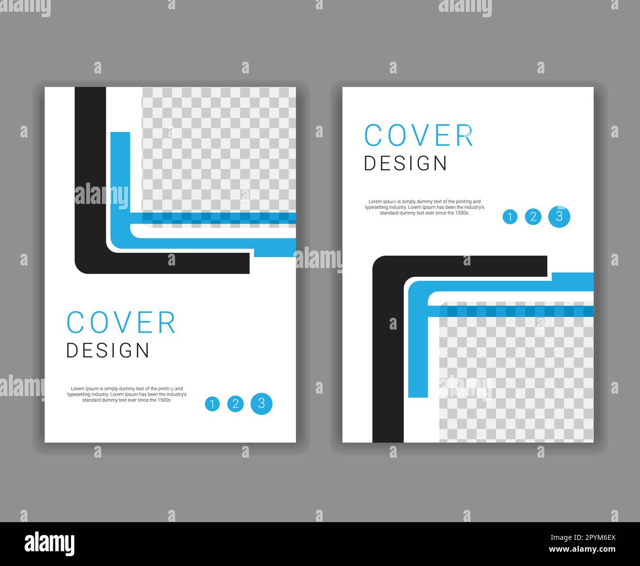 Book Cover Design Template, A4 size Stock Vector Image & Art - Alamy