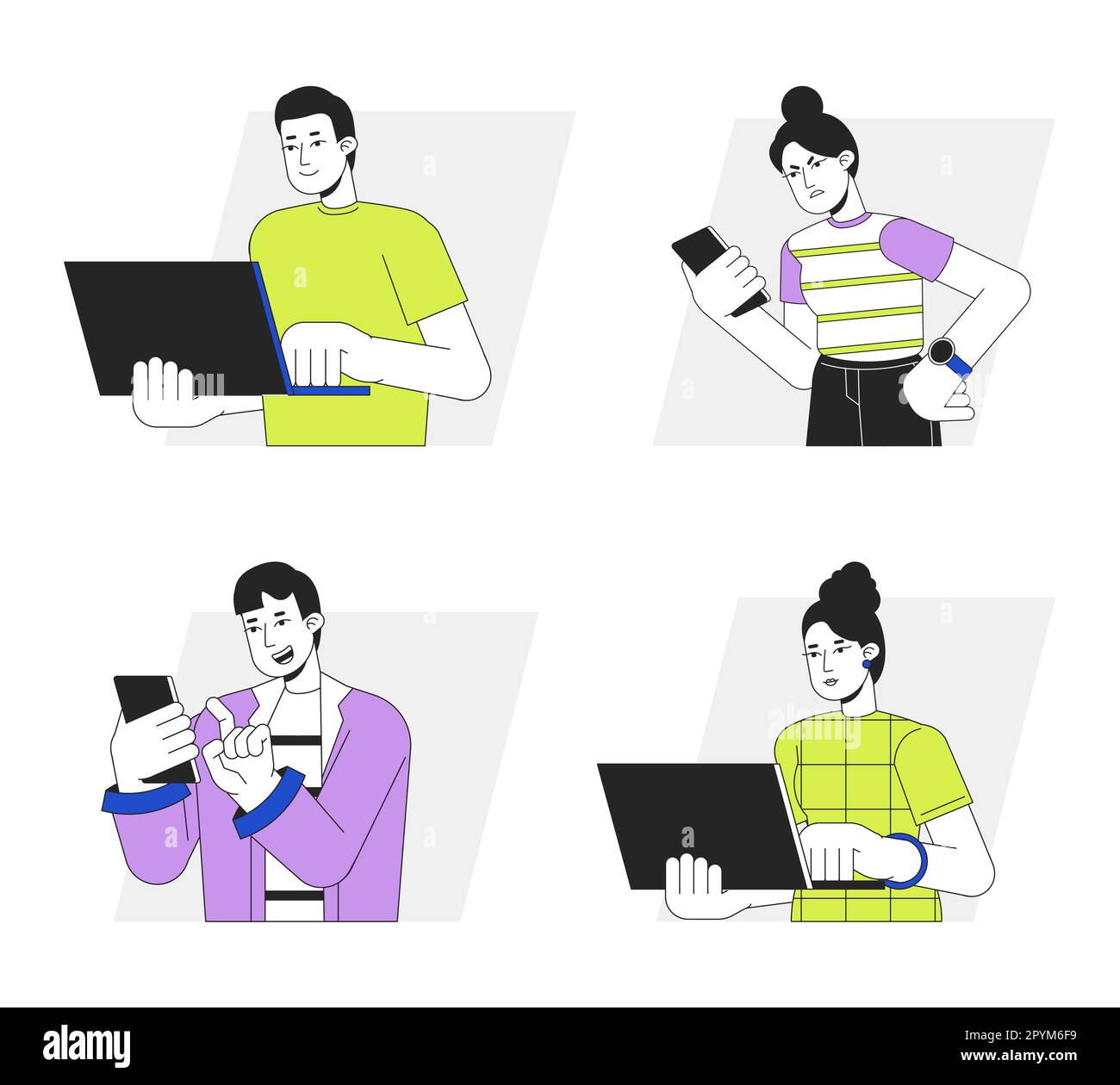 Gen z tech Stock Vector Images - Alamy