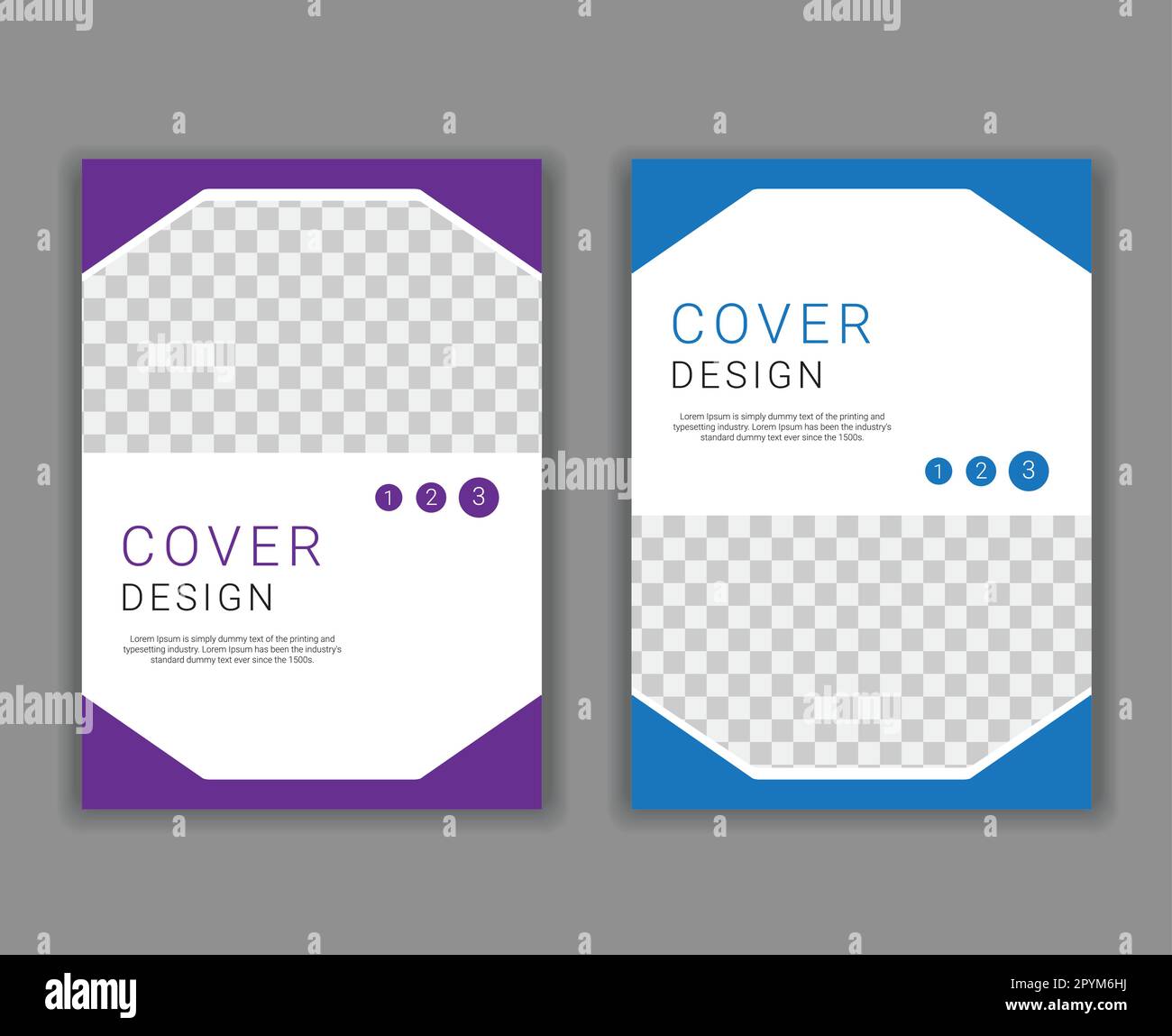 Book Cover Design Template, A4 size Stock Vector Image & Art - Alamy