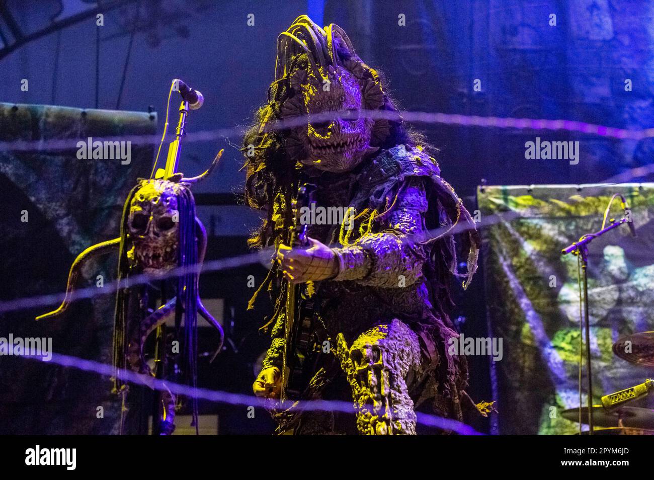 Hiisi von Lordi live in der ZAG Arena. Hannover, 02.05.2023 Stock Photo ...
