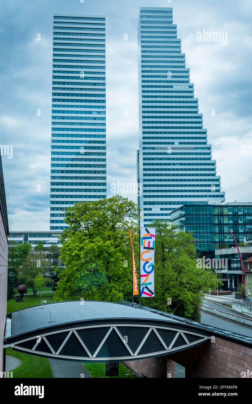 Roche Towers Building 1 and Building 2 skyscrapers designed by ...