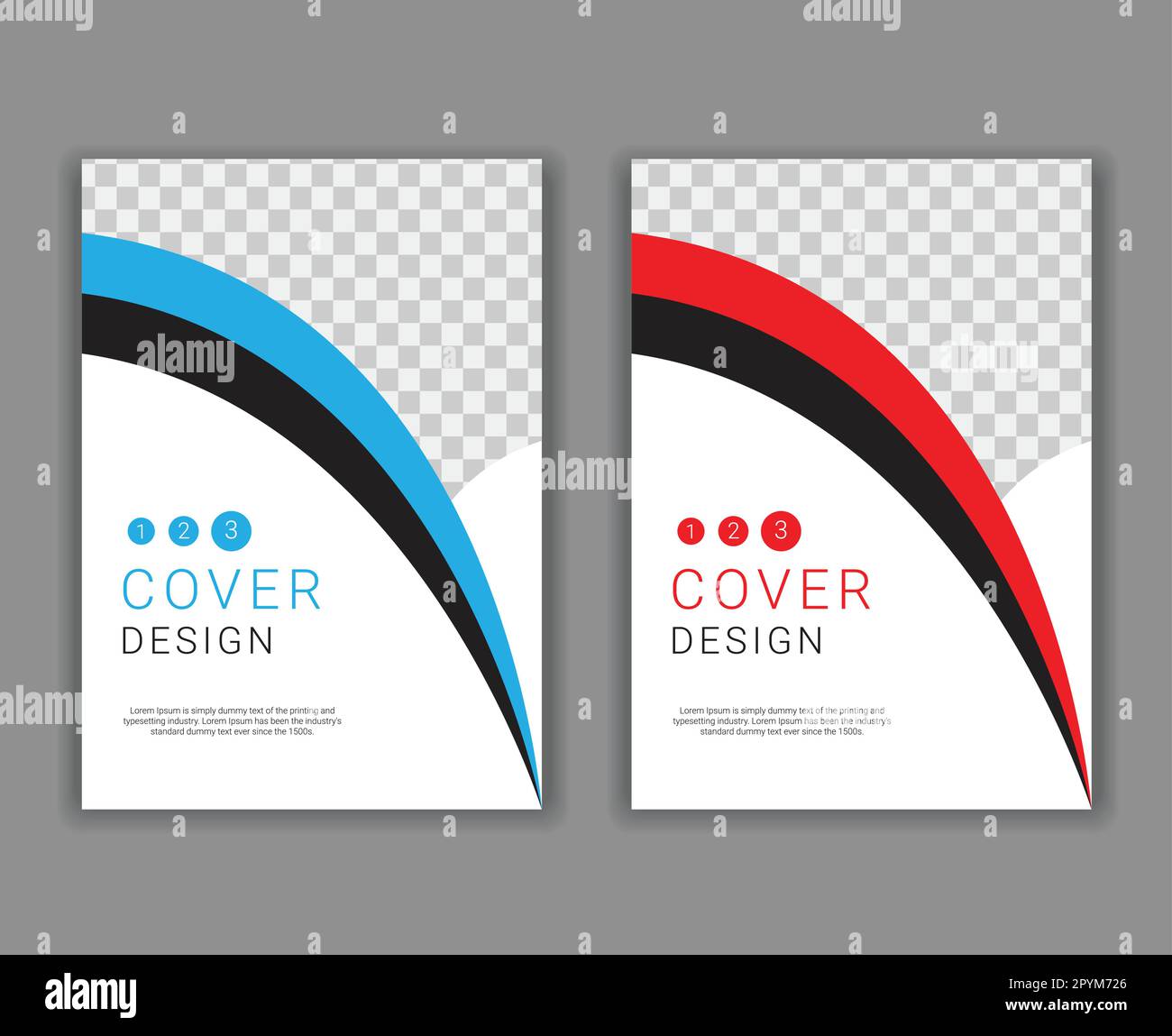 Book Cover Design Template, A4 size Stock Vector Image & Art - Alamy