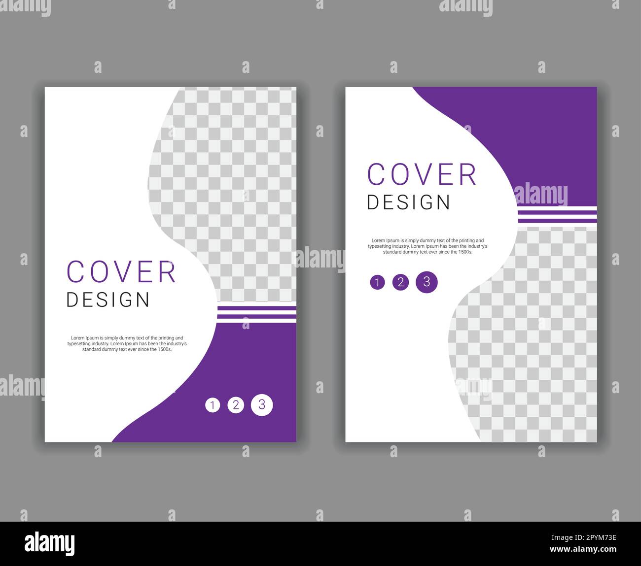 Book Cover Design Template, A4 size Stock Vector Image & Art - Alamy