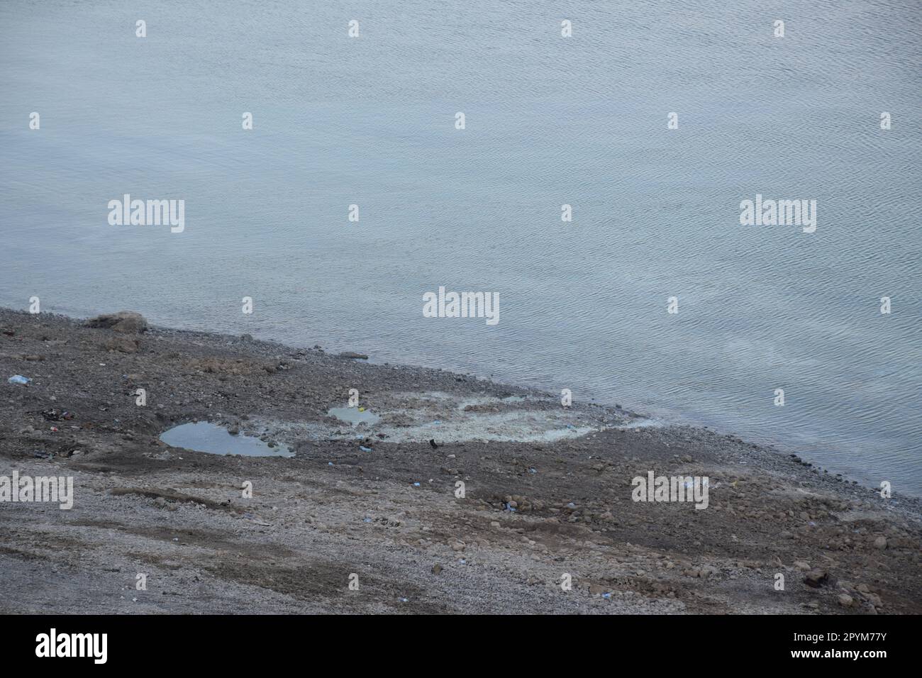 Remains of Mineral Beach and the Hot Springs - Receding sea level and ...