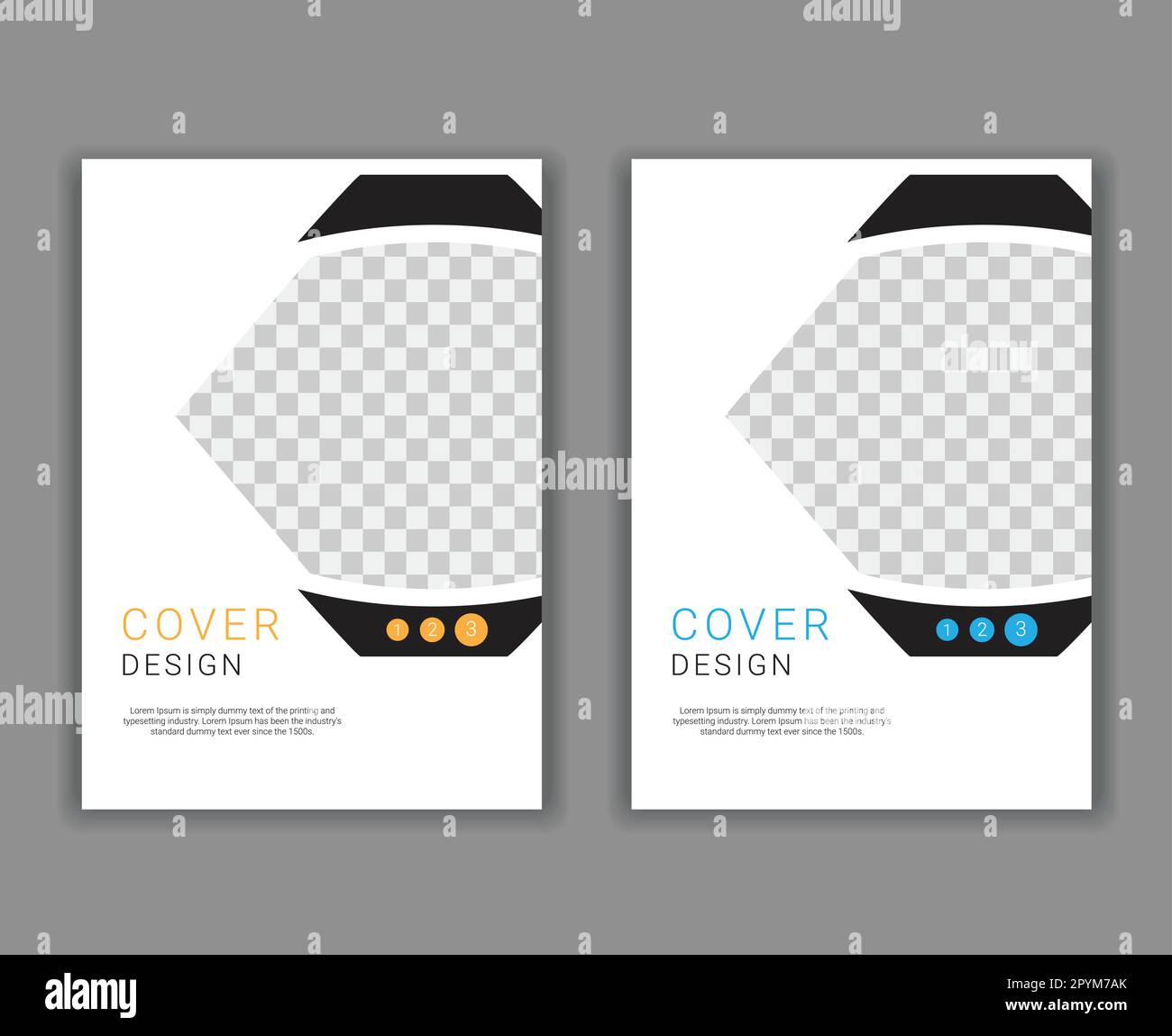 Book Cover Design Template, A4 size Stock Vector Image & Art - Alamy